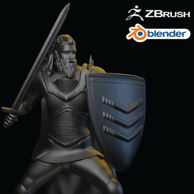 ArtStation - Sir Thaddeus: The Knight 3D Print Ready Model