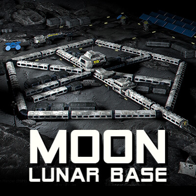 ArtStation - Lunar Base - SECOND FUTURE (SF) Project