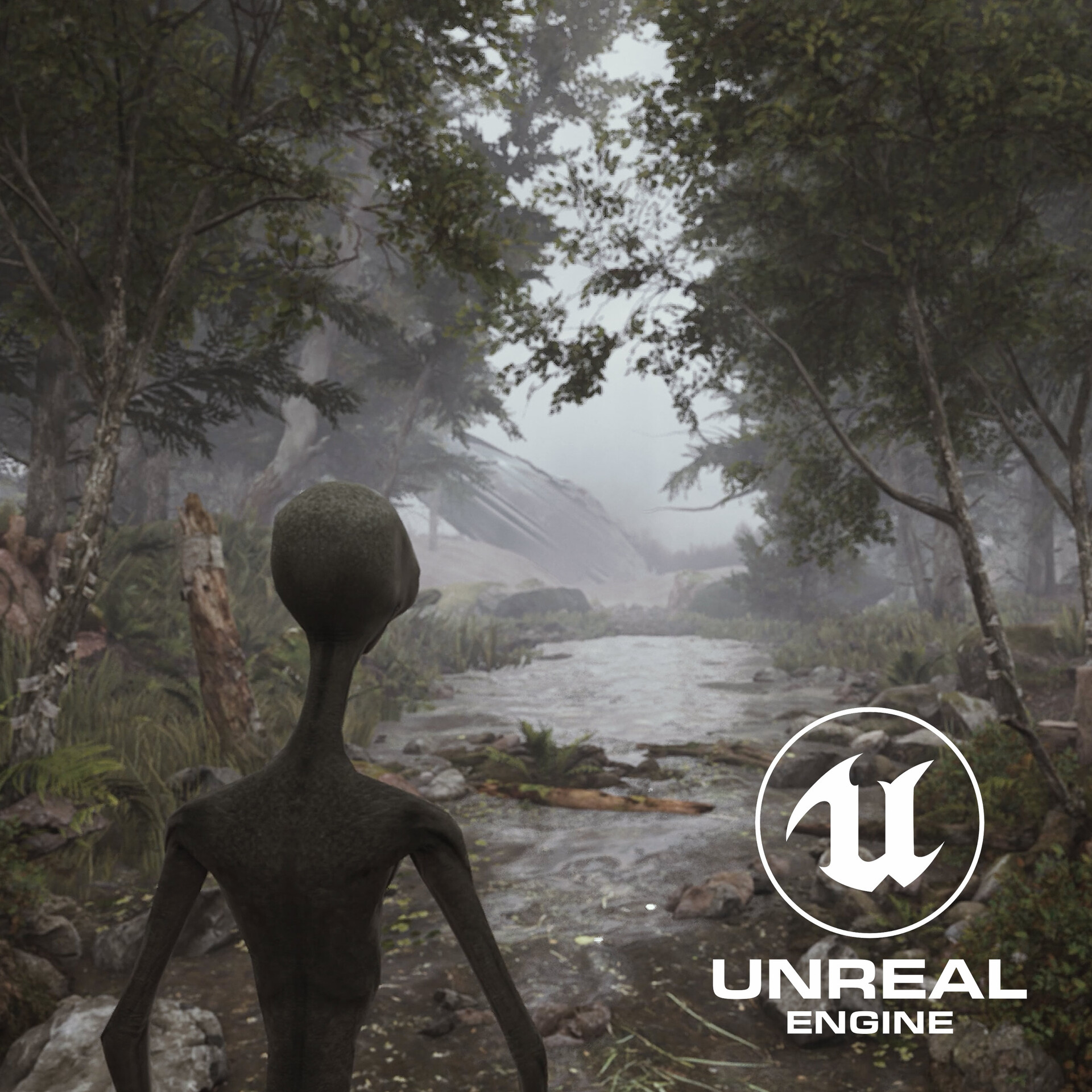 ArtStation - The lost Alien Unreal Engine 4.26 baked lightmaps GPU PBL ...