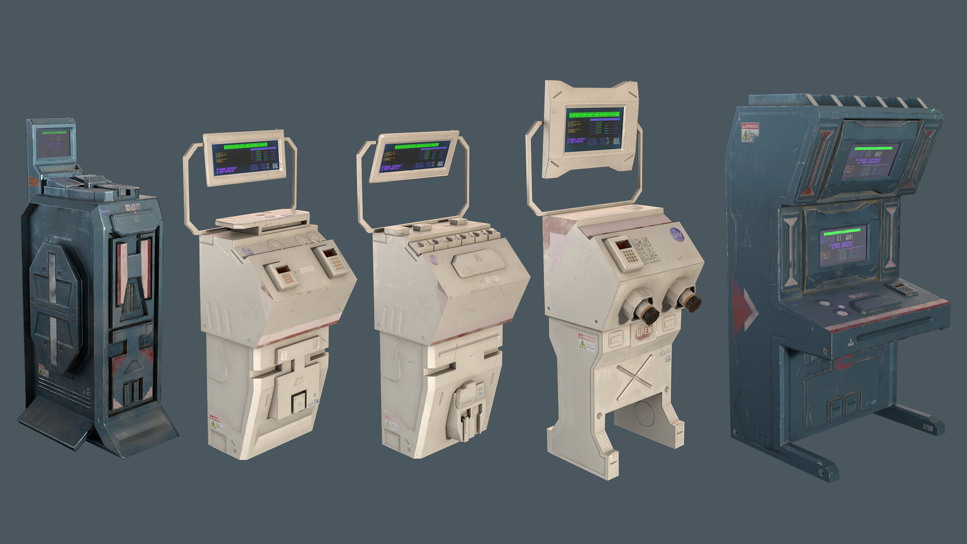 ArtStation - Terminals props