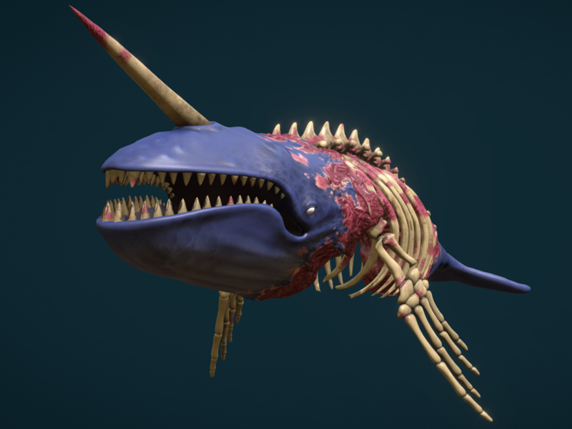 ArtStation - Zombie Whale