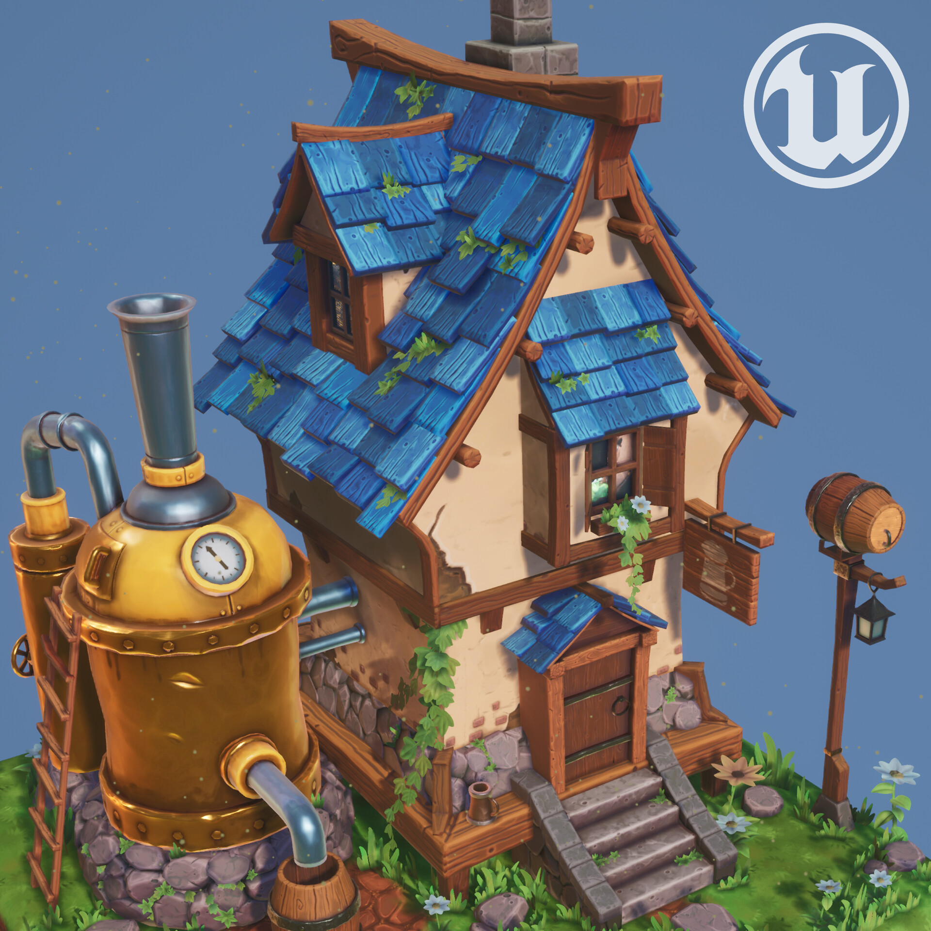 ArtStation - Medieval Brewery