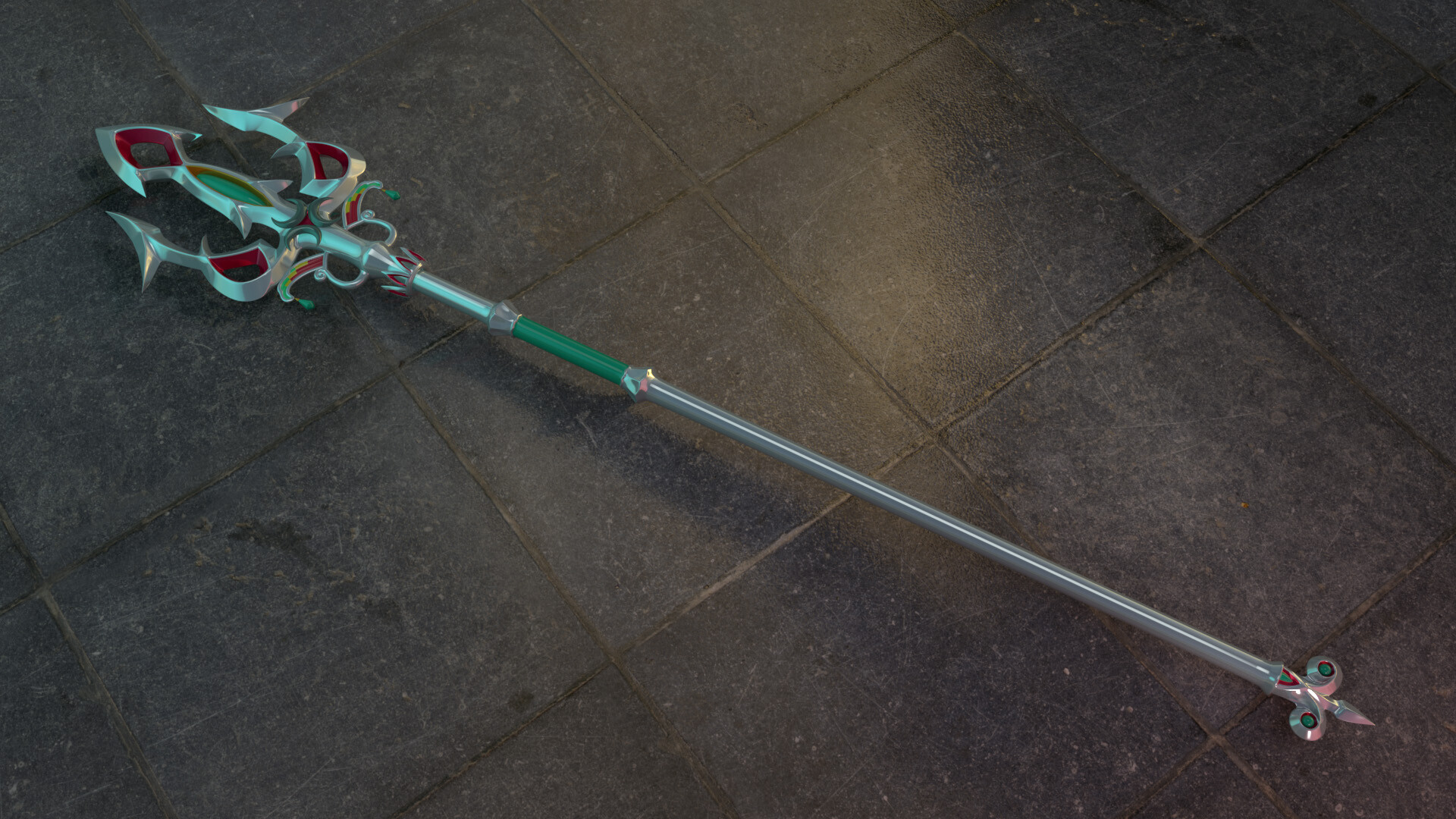 Anna Seitsara - Mipha's trident - The Legend of Zelda: Breath of the Wild