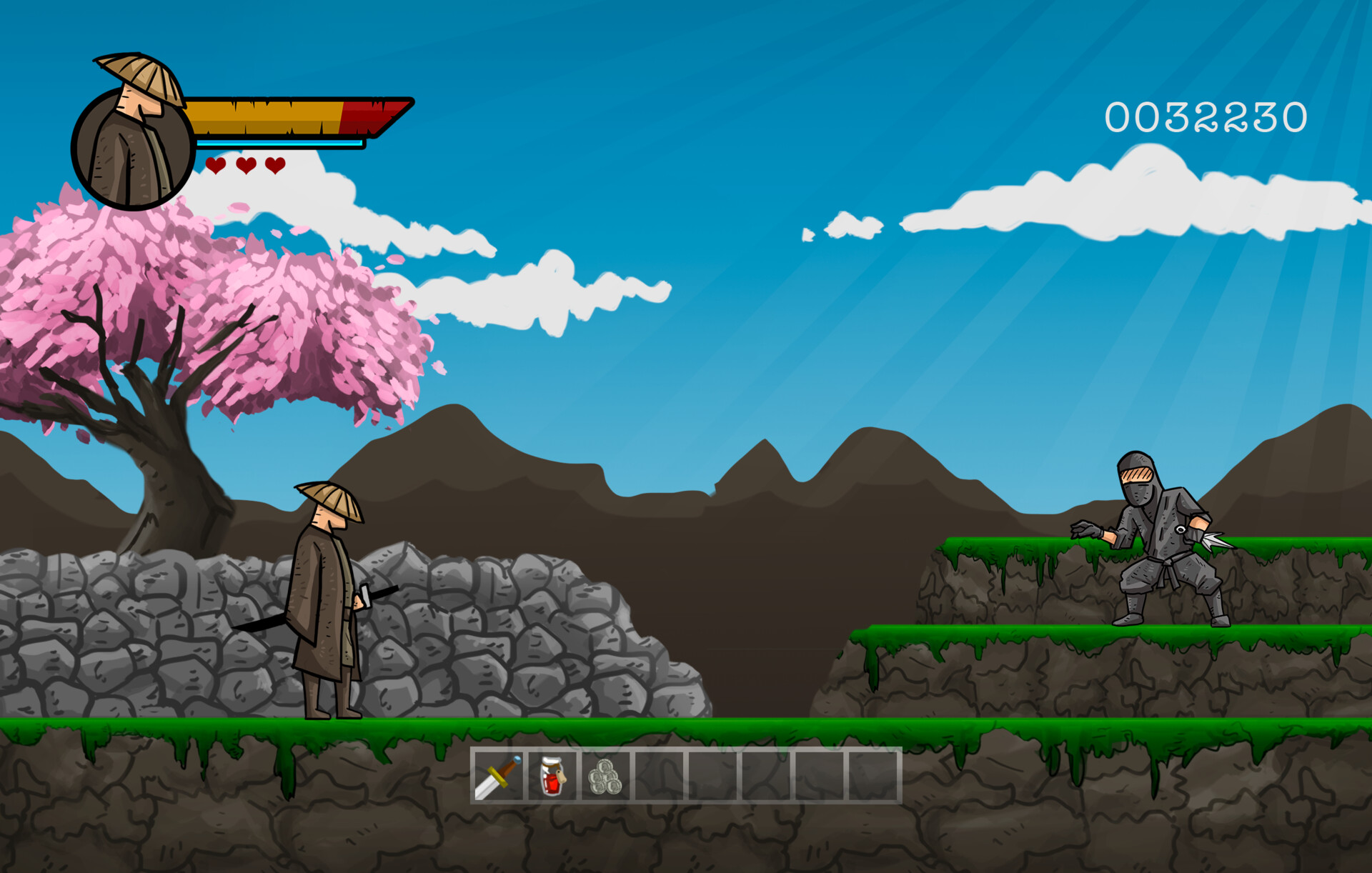 ArtStation - RONIN - Revenge - Game 2D