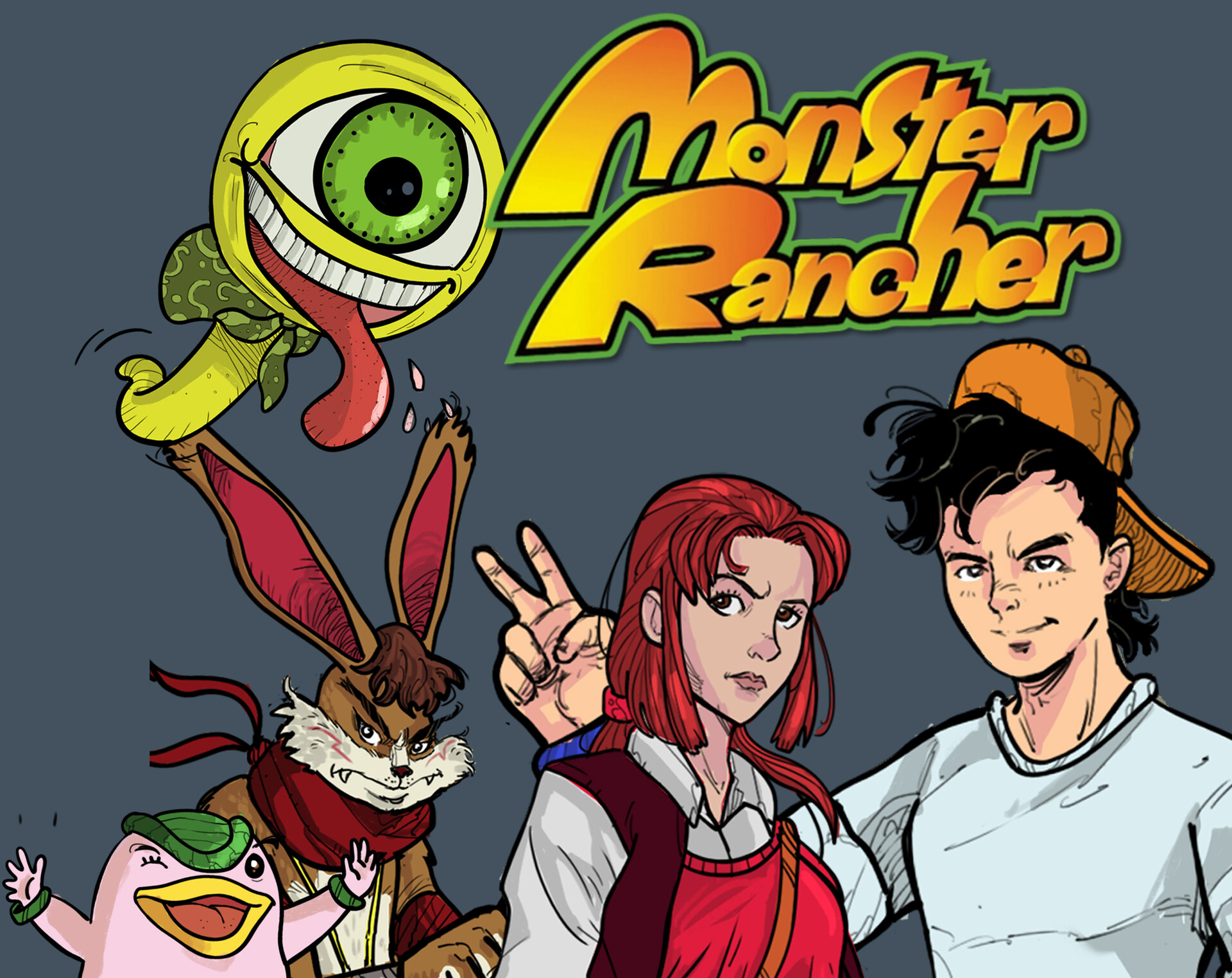 ArtStation - Monster Rancher Characters
