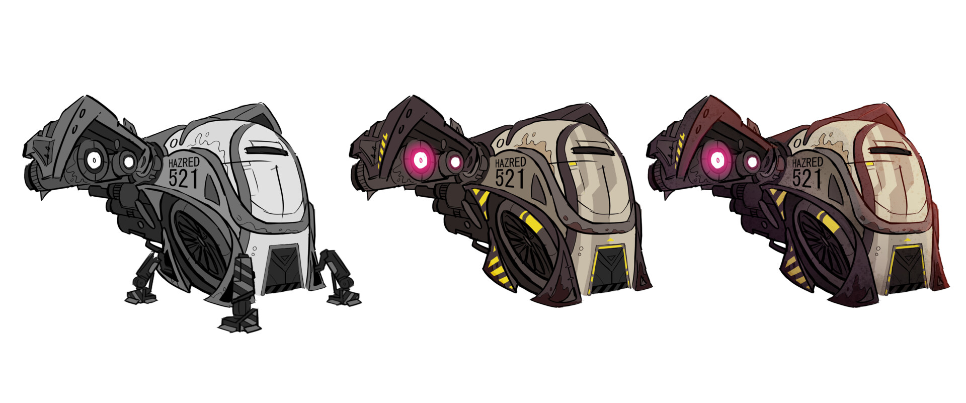 ArtStation - Mining Spaceship & Drill Hazred IV - HAZRED PROJECT