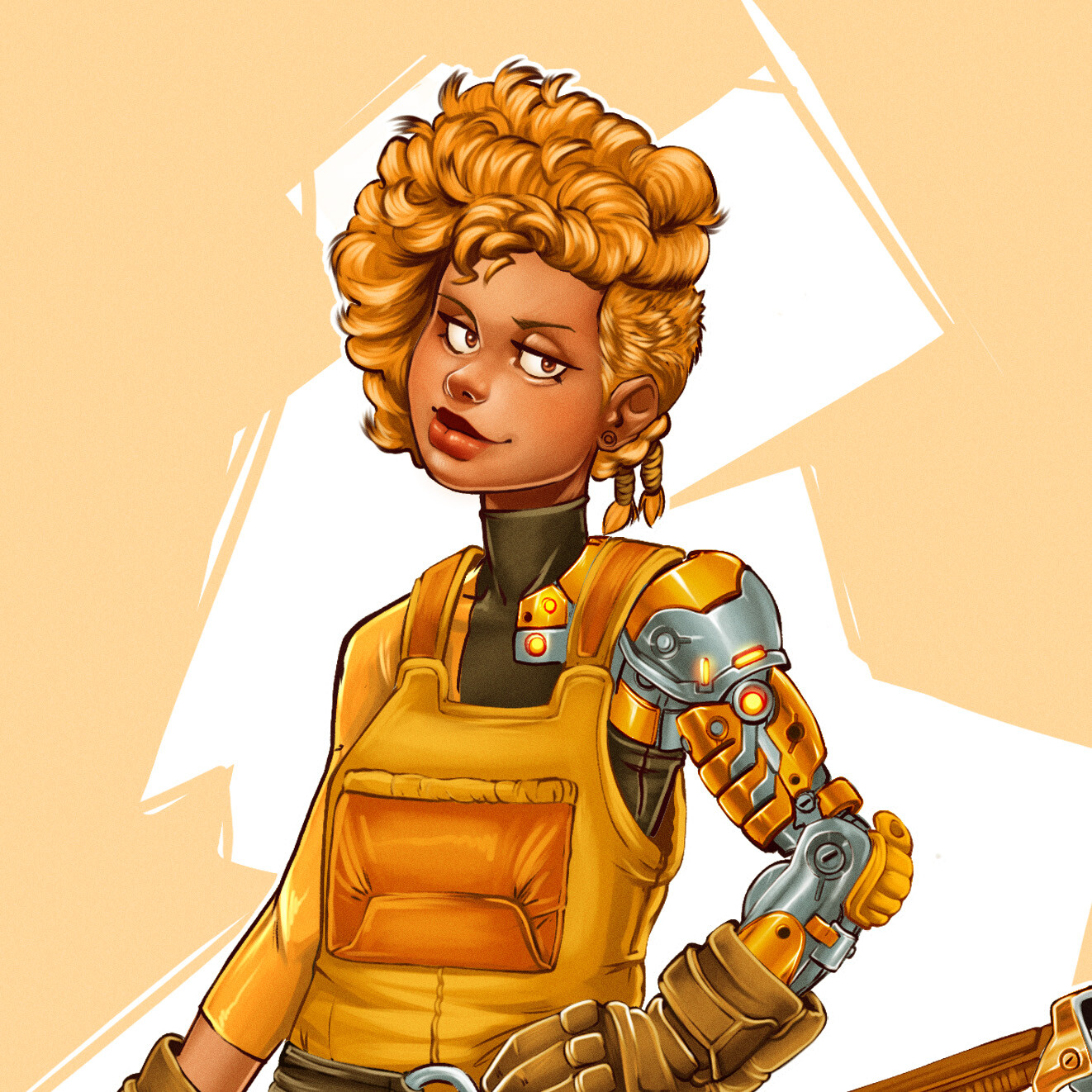 ArtStation - Rey MGP Mecha Girl Project