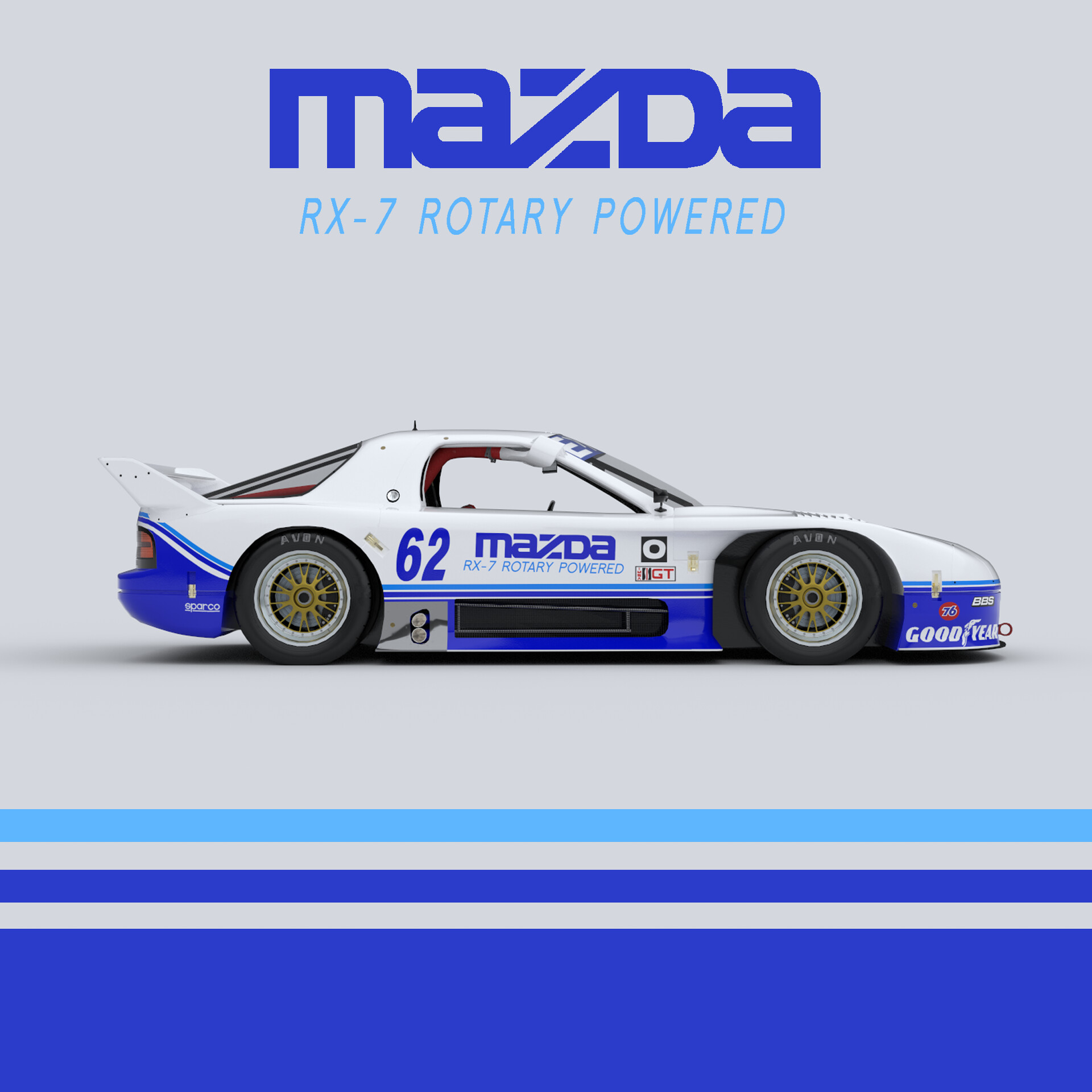 ArtStation - 1991 Mazda RX-7 IMSA GTO