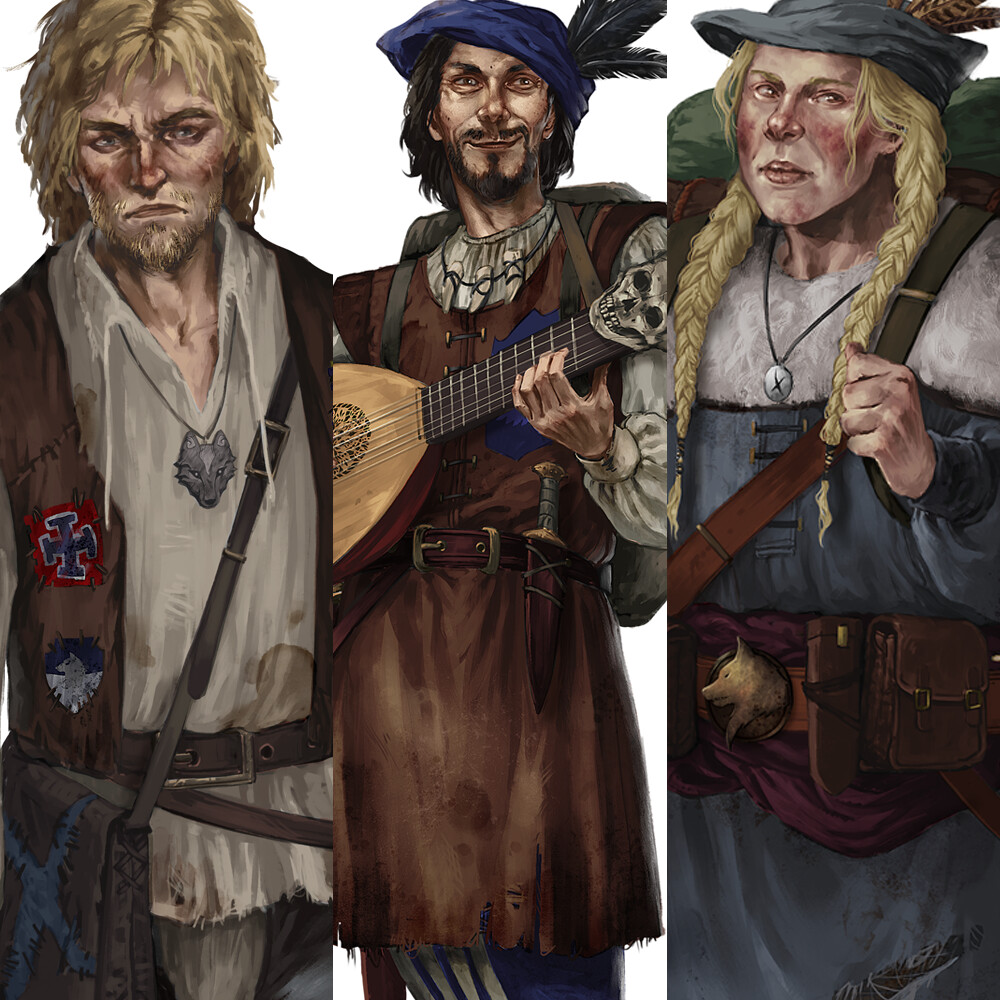 ArtStation - Characters for Warhammer Fantasy Roleplay