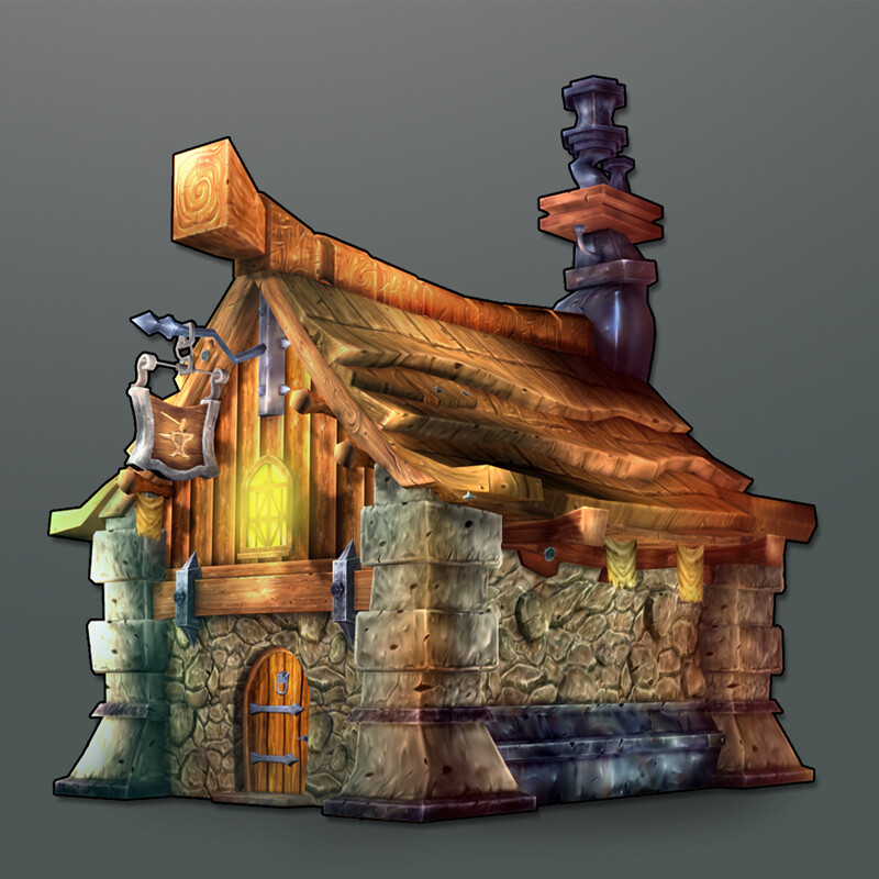 ArtStation - Stylized 3D Props and environment