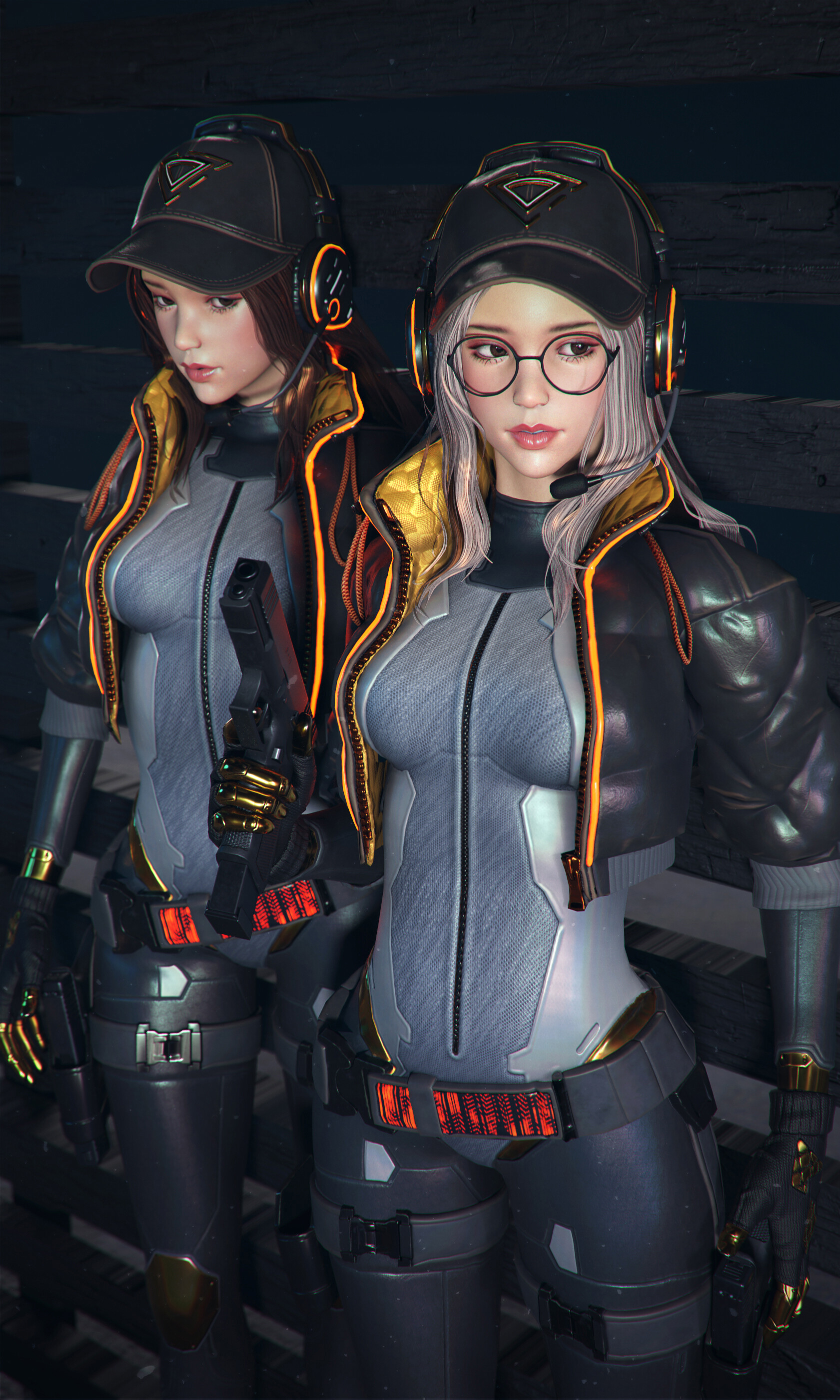 Rosa Lee - cyberpunk inspired beginner's character art tutorial series