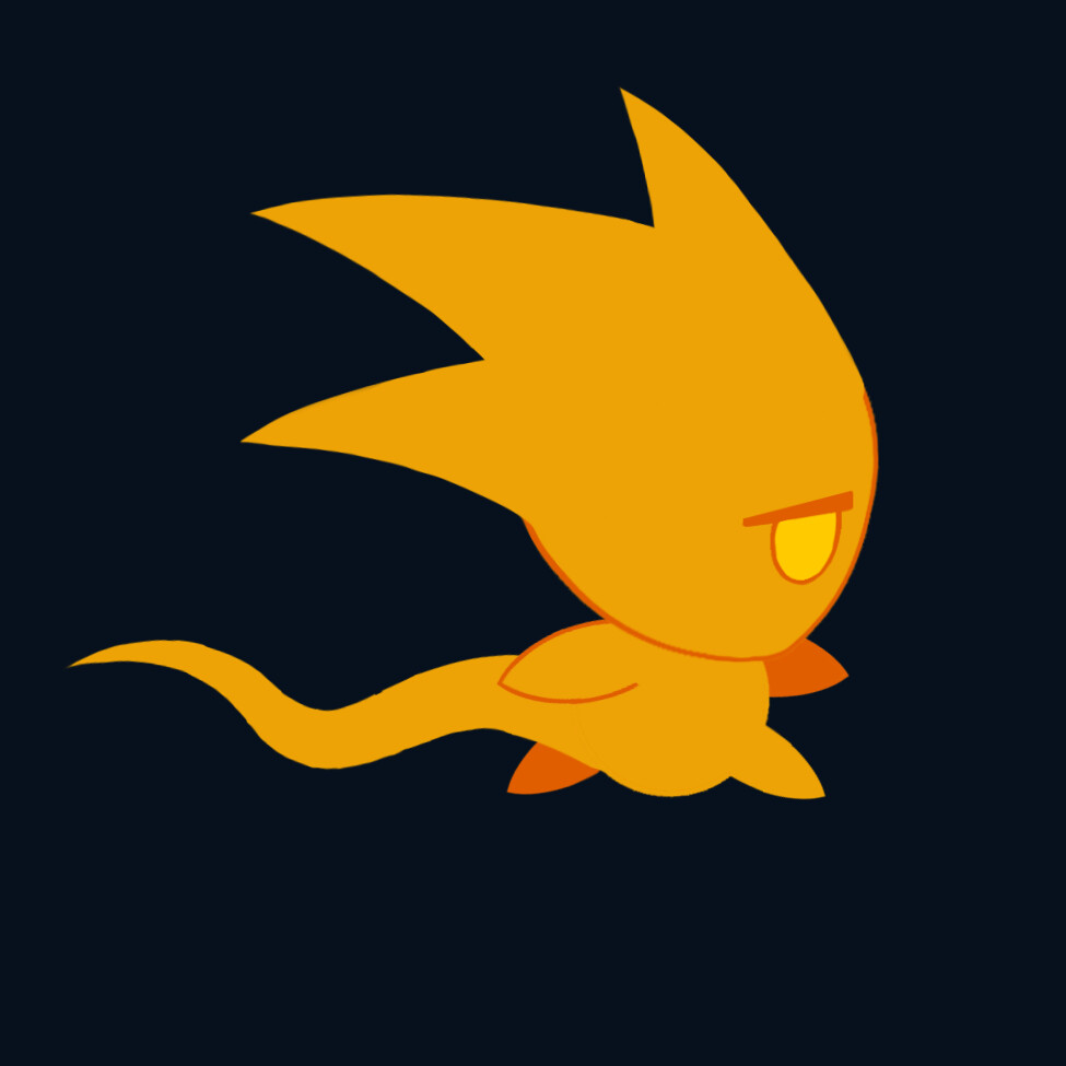 ArtStation - Animated Fallen Star character for 2D-platformer