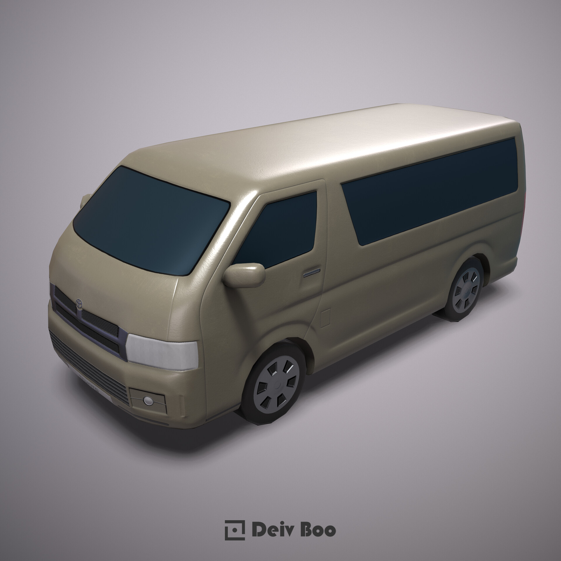 ArtStation - Toyota HiAce H200