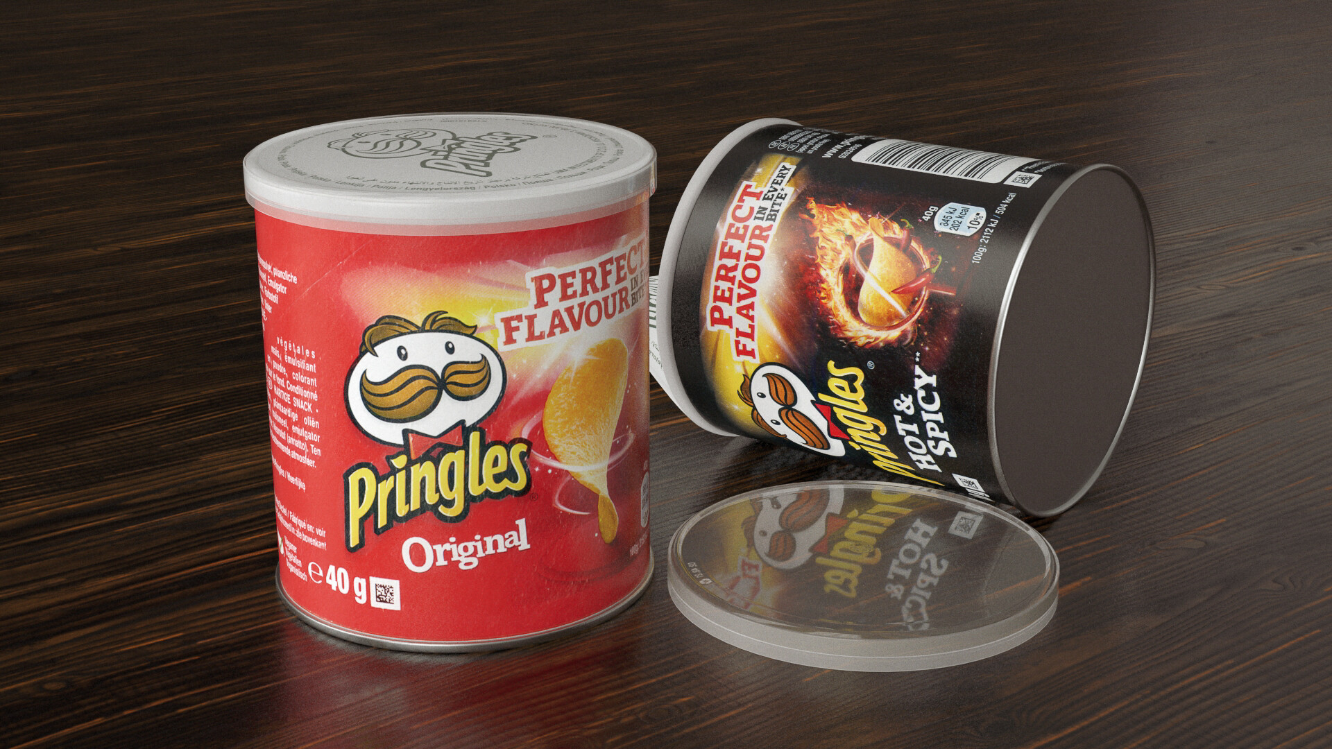 ArtStation - Pringles Original and Hot&Spicy