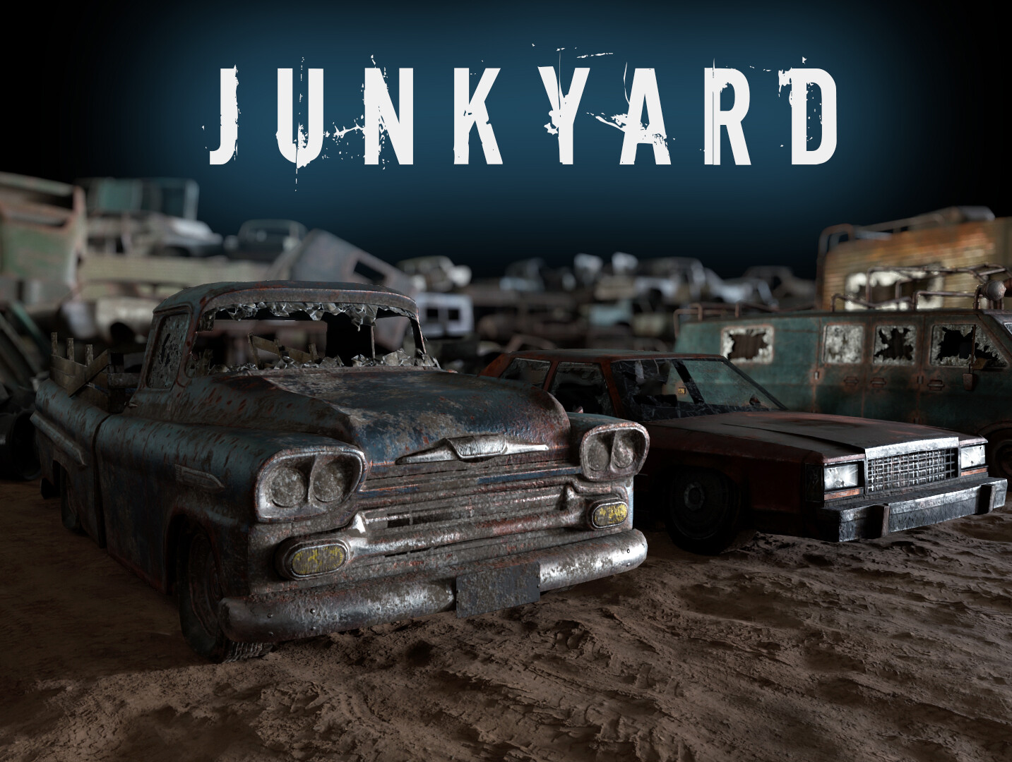 ArtStation - Junkyard (LowPoly)