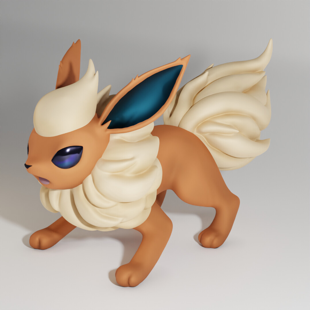 ArtStation - Pokémon Pyroli Sculpt (2020)