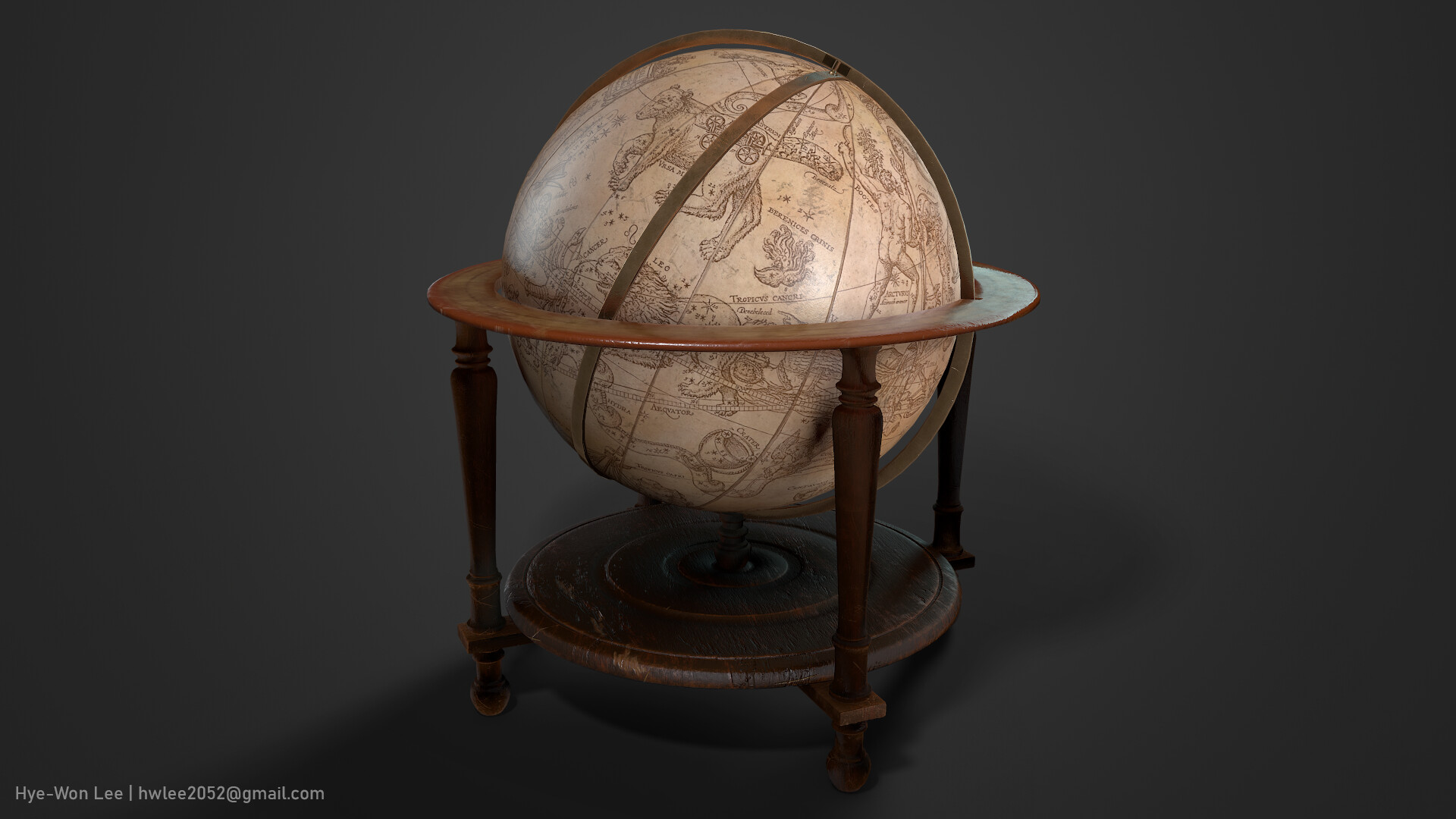 ArtStation - Vintage Celestial Globe