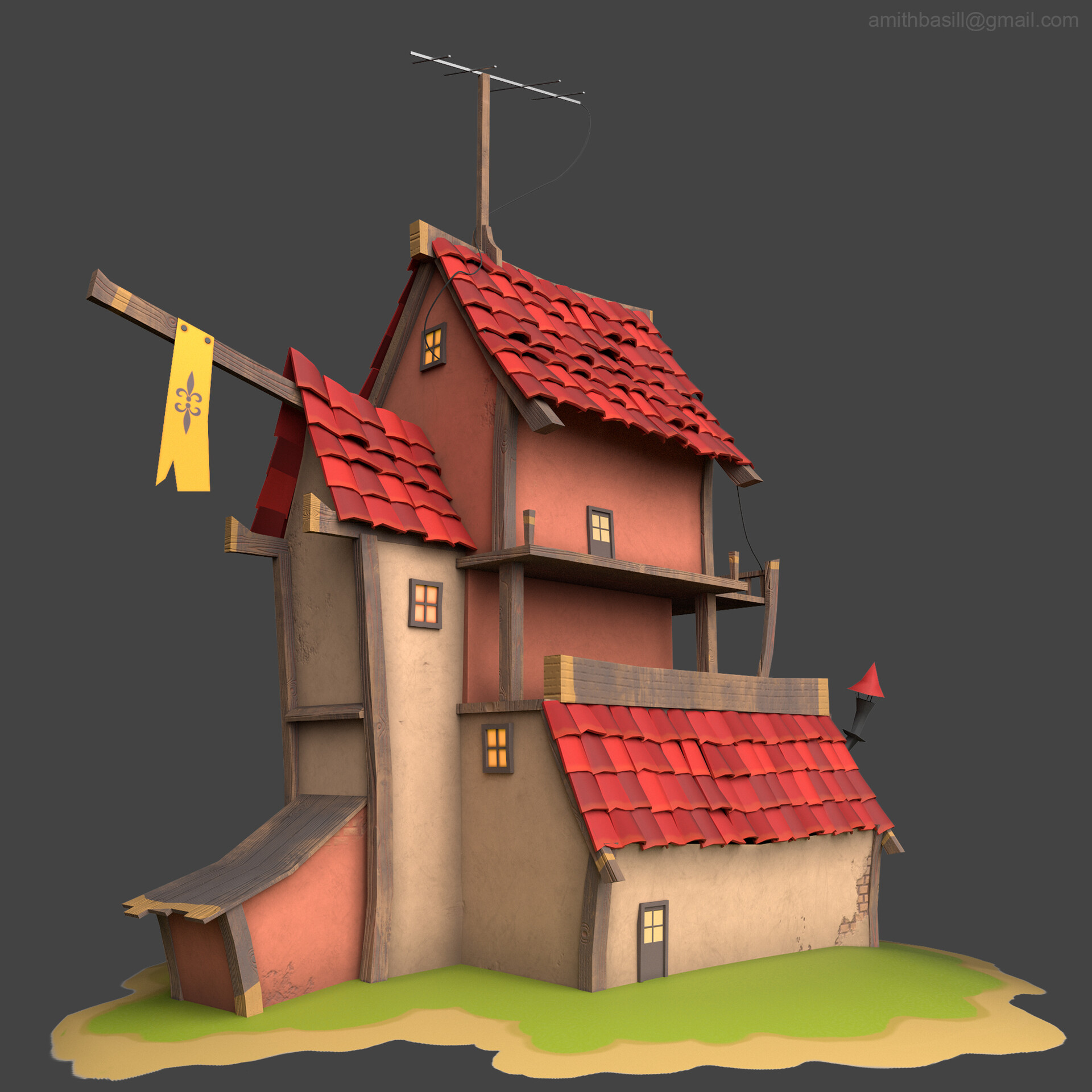 ArtStation - Stylized House