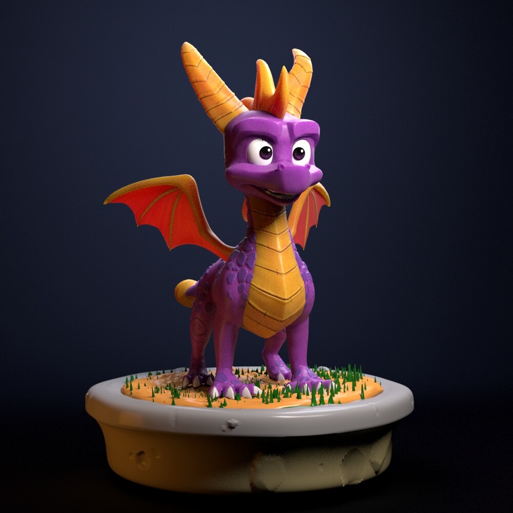 ArtStation - Spyro Fan art!