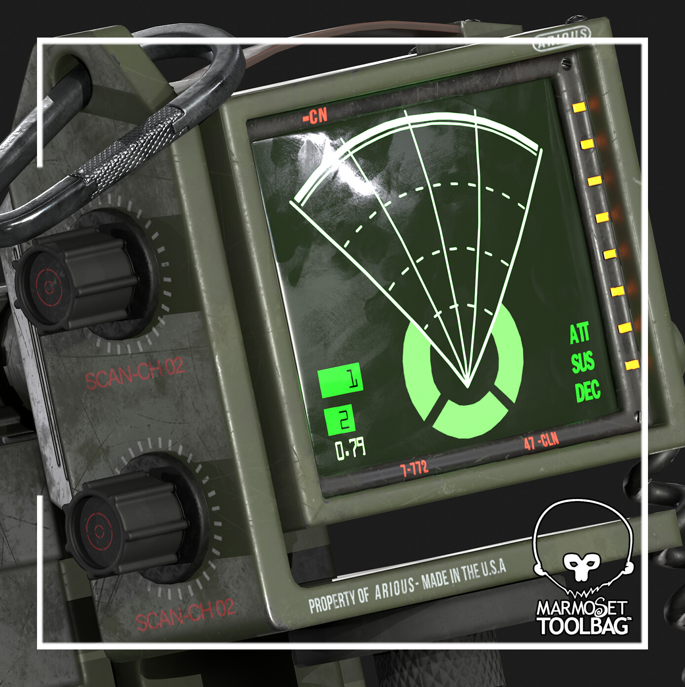 ArtStation - Alien Isolation motion tracker