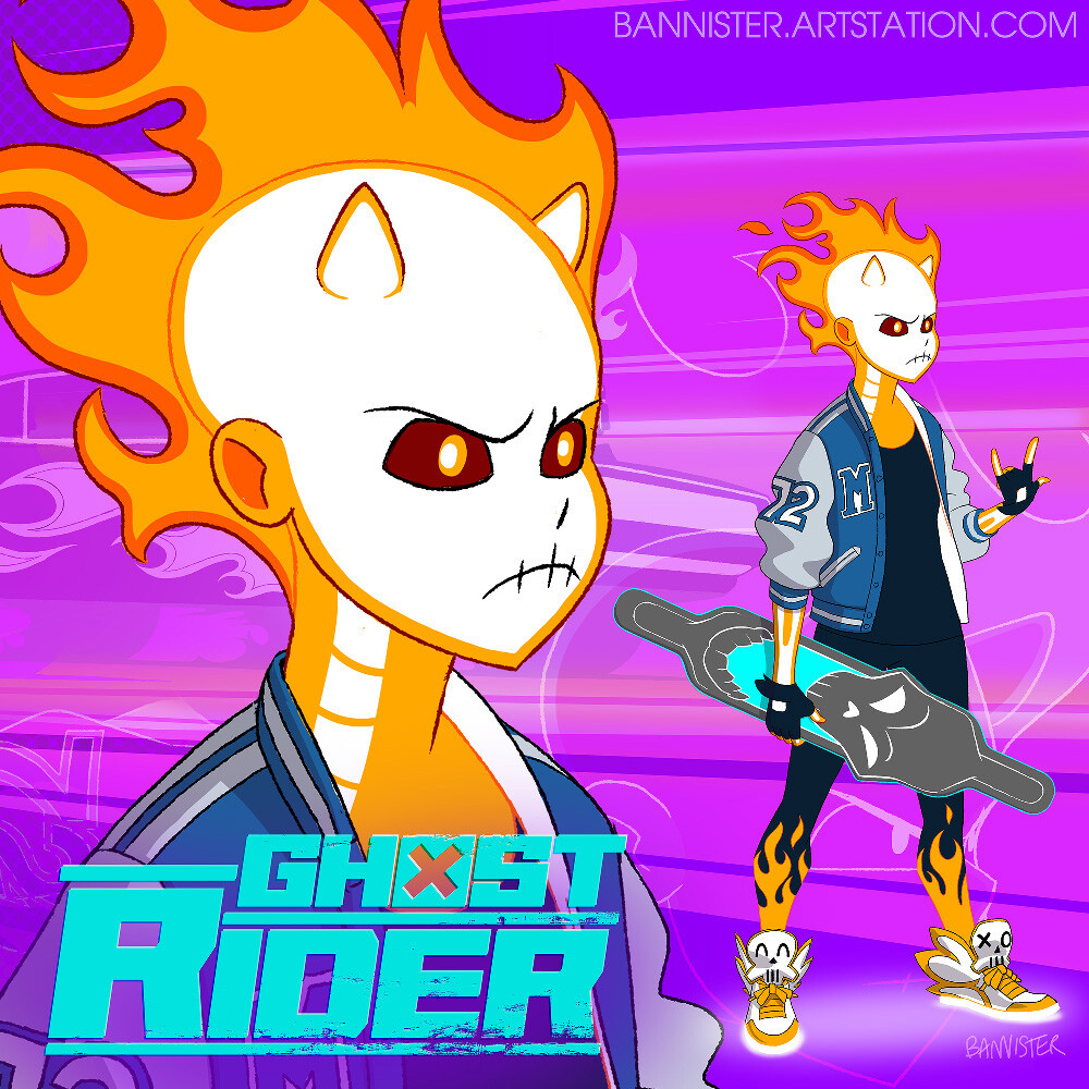 ArtStation - Ghost Rider redesign