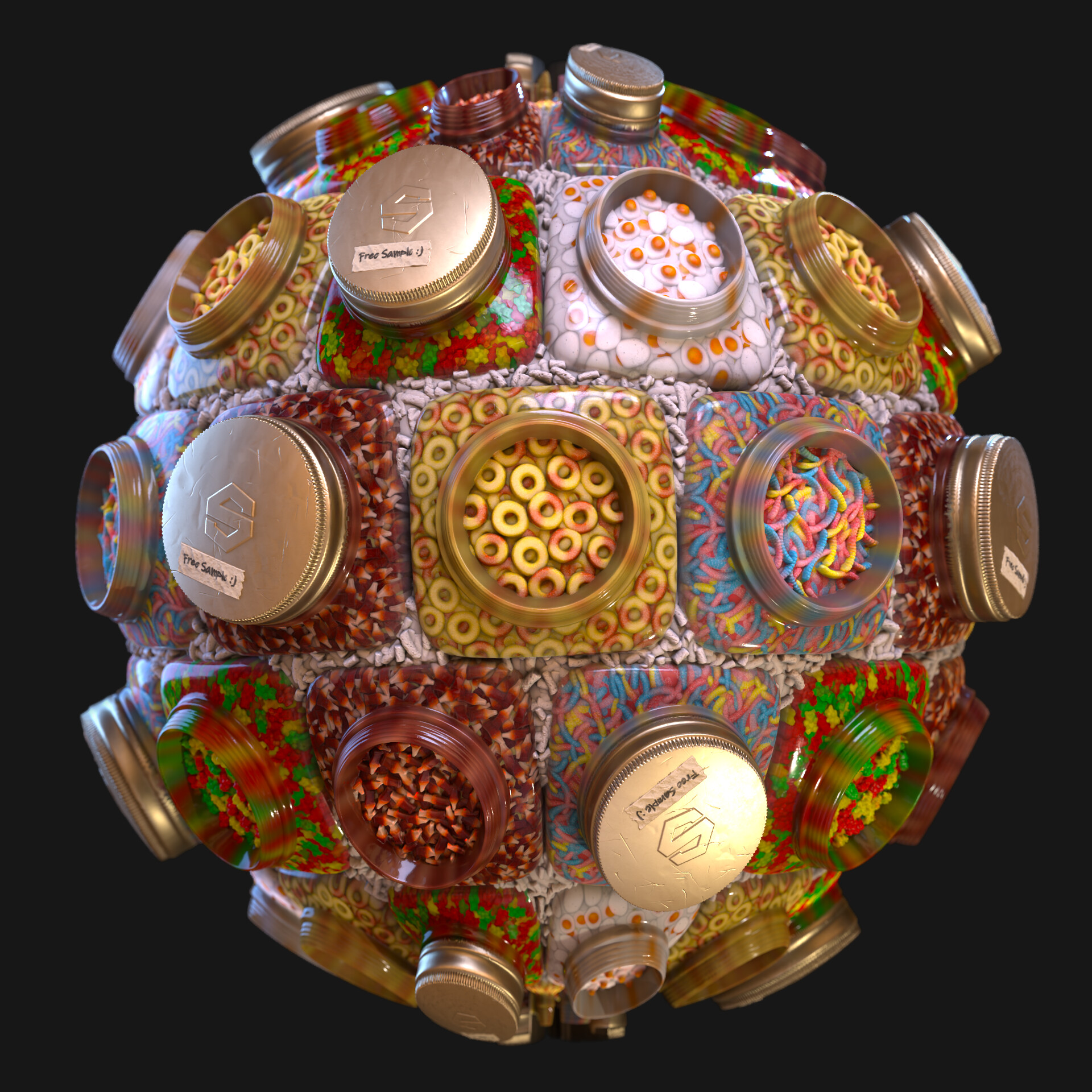 ArtStation - Sugar Rush - Substance Designer