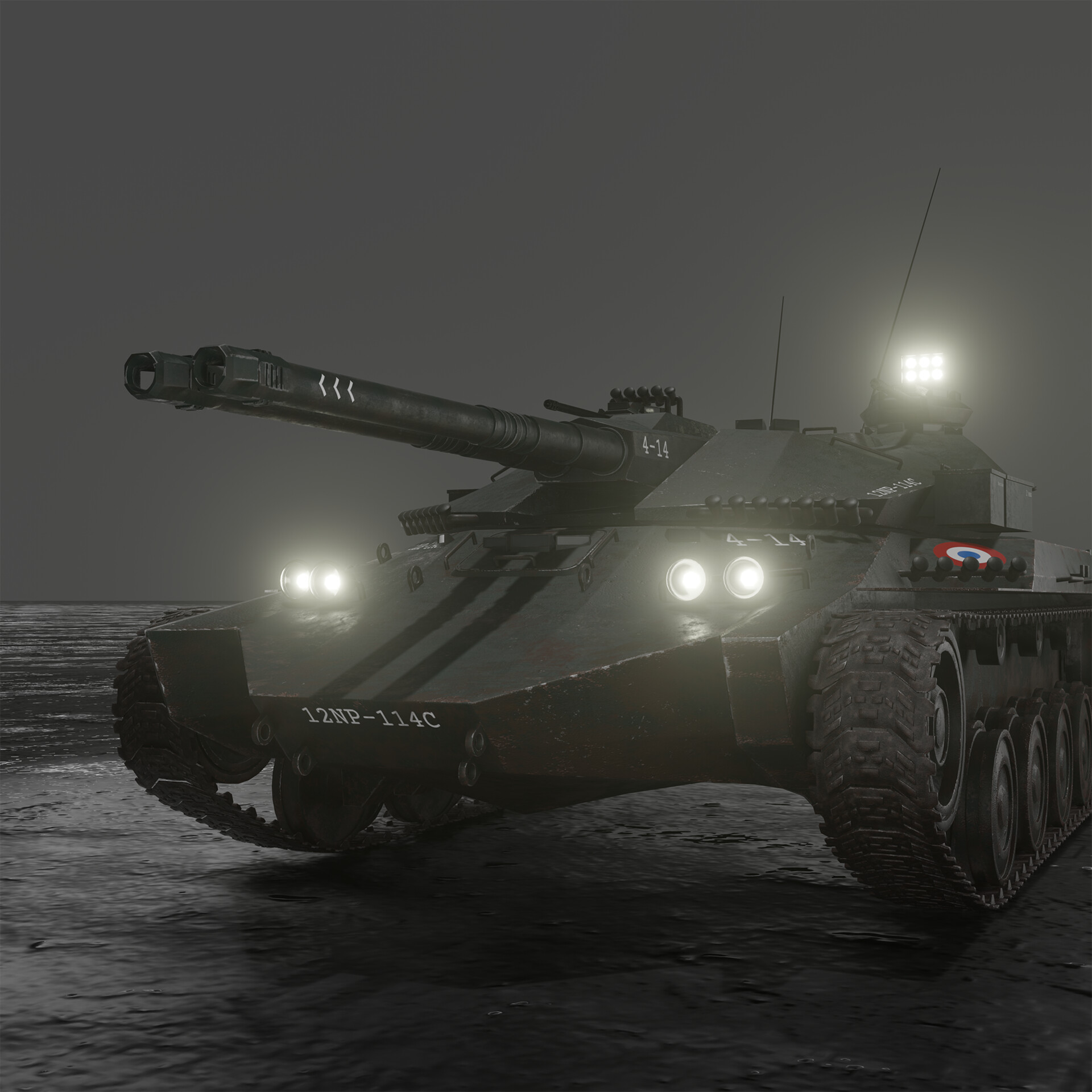 ArtStation - French Tank