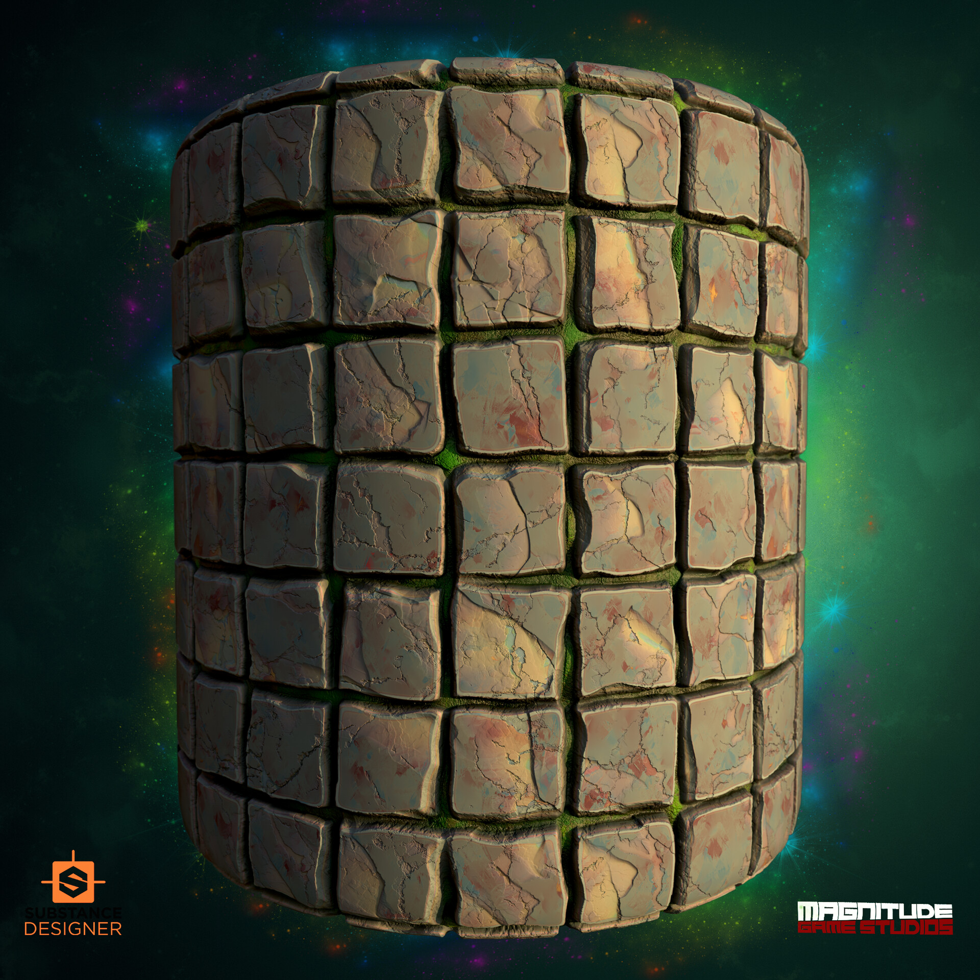 ArtStation - Stylized Pavement
