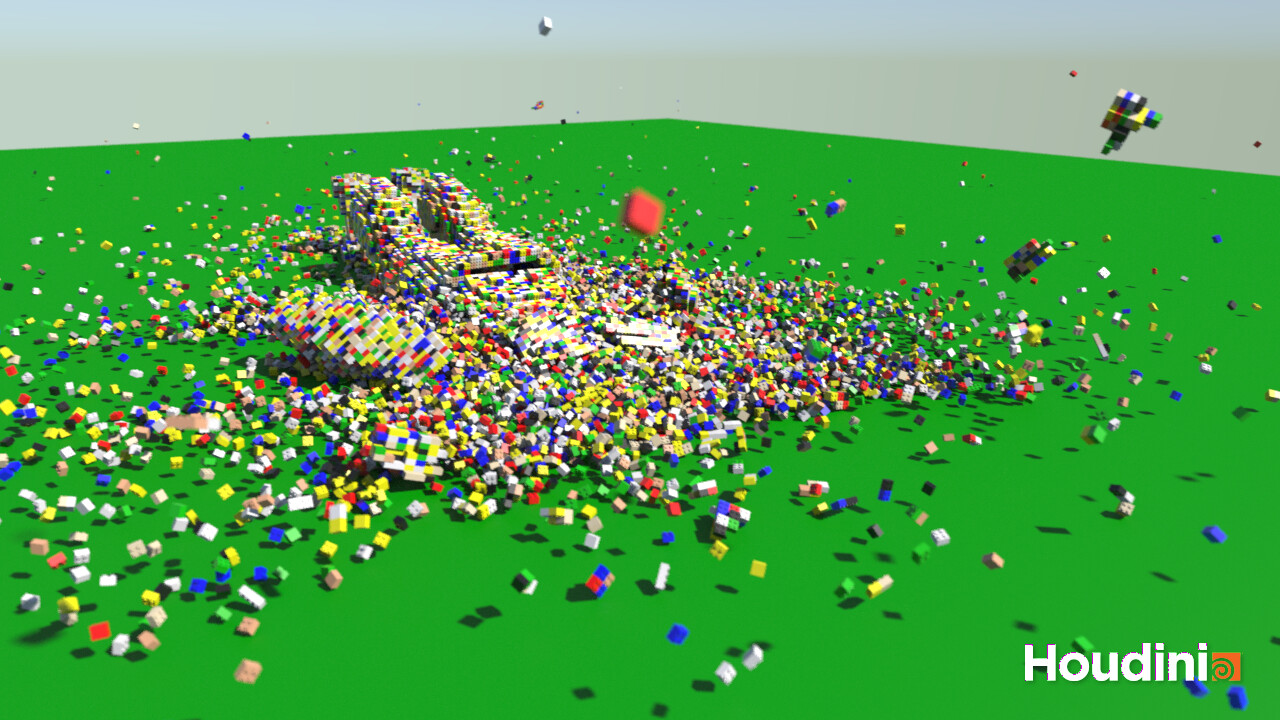 ArtStation - Lego Destruction