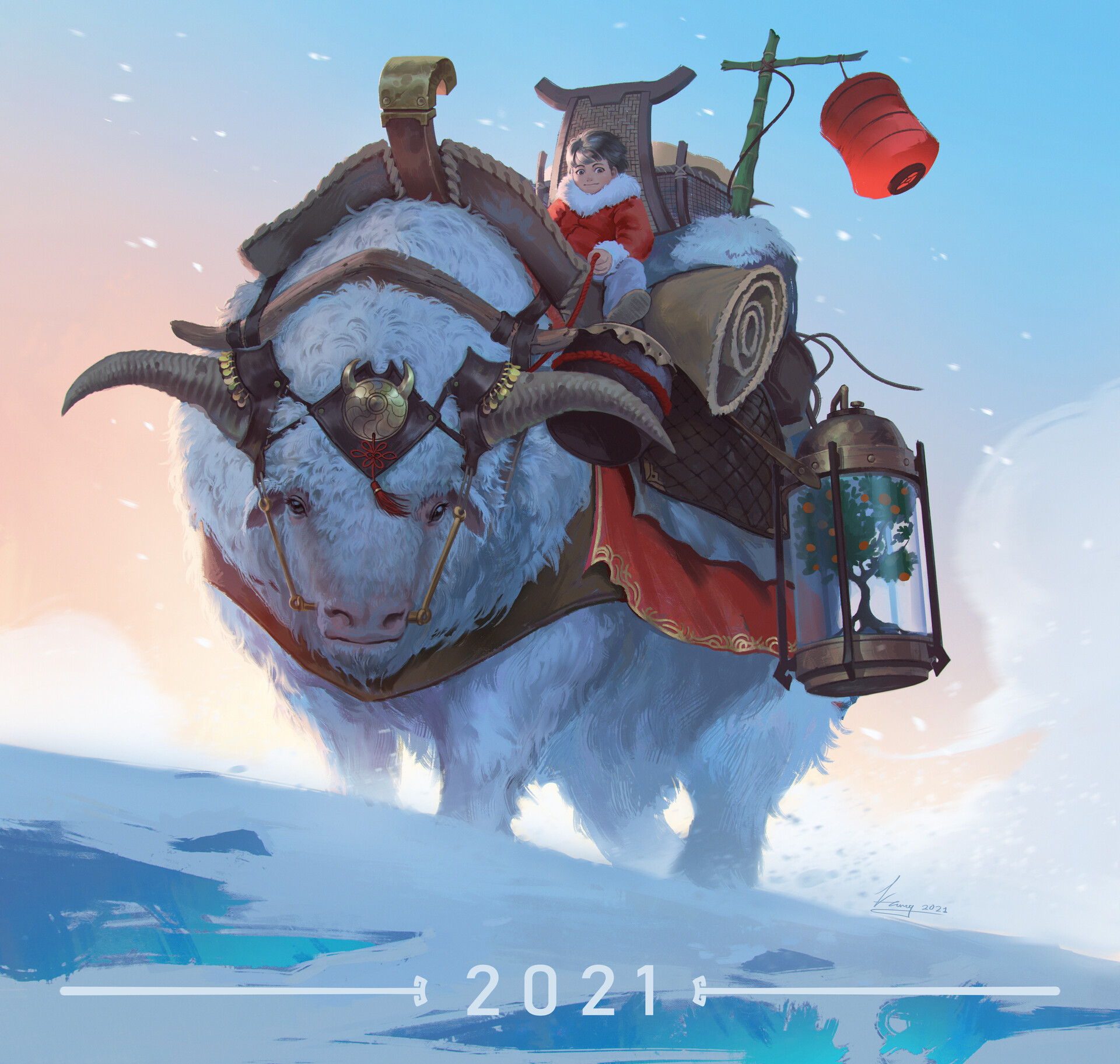 ArtStation - OX year 2021