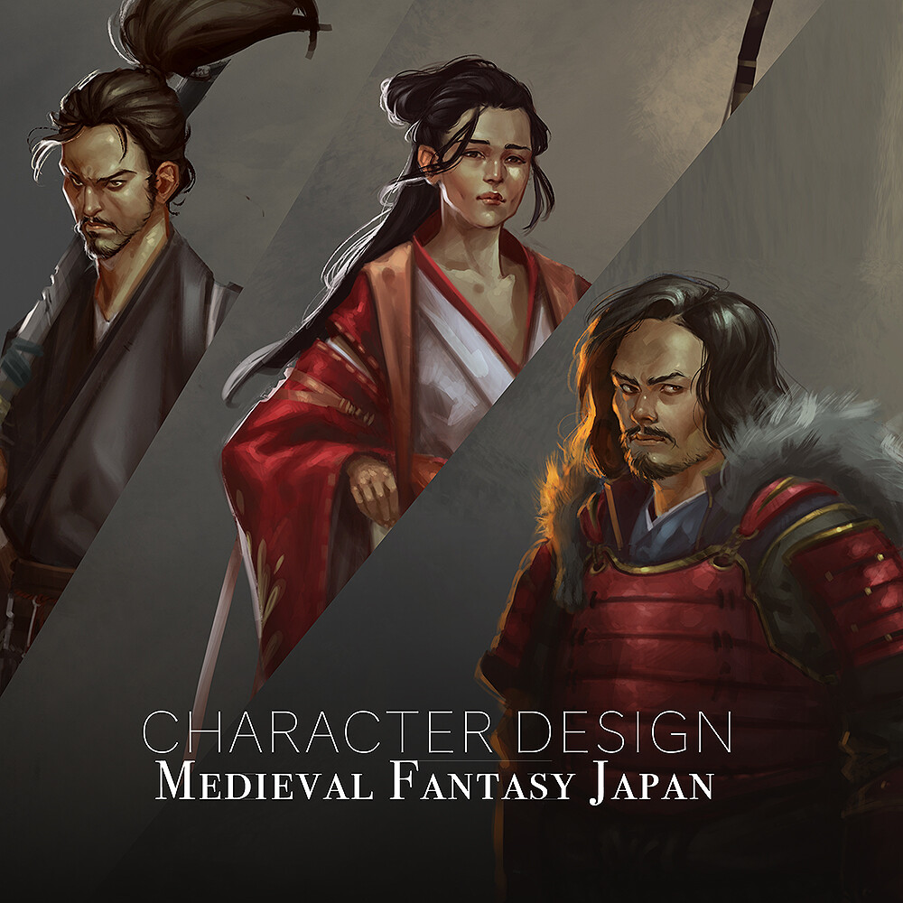 ArtStation - Character Design | Medieval Fantasy Japan