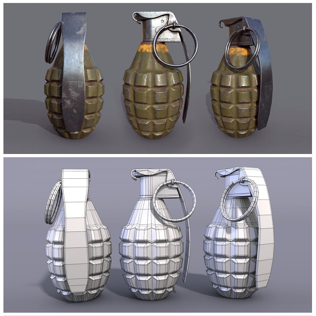 ArtStation - Grenade Game ready 4k