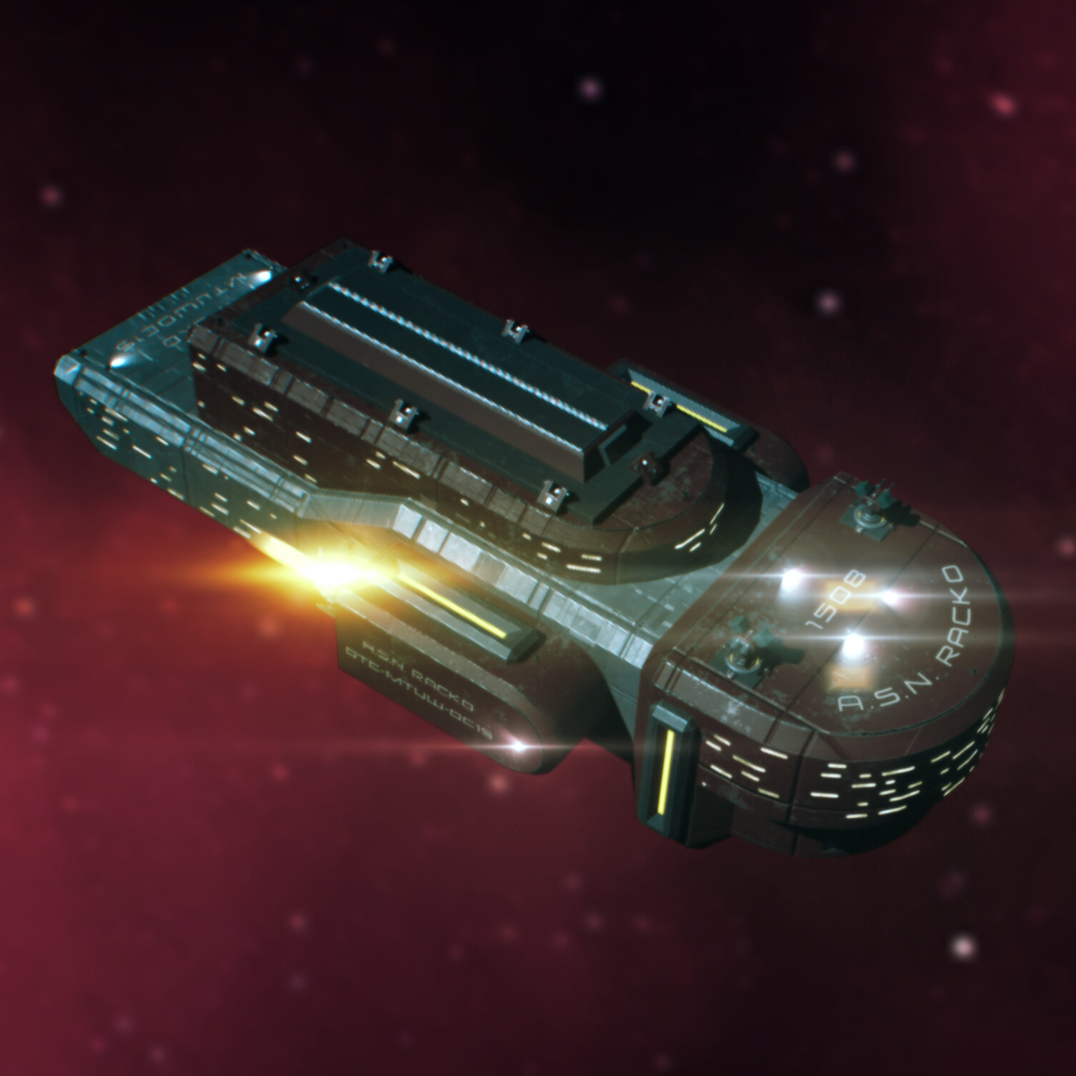 ArtStation - Skaf-Class Cruiser