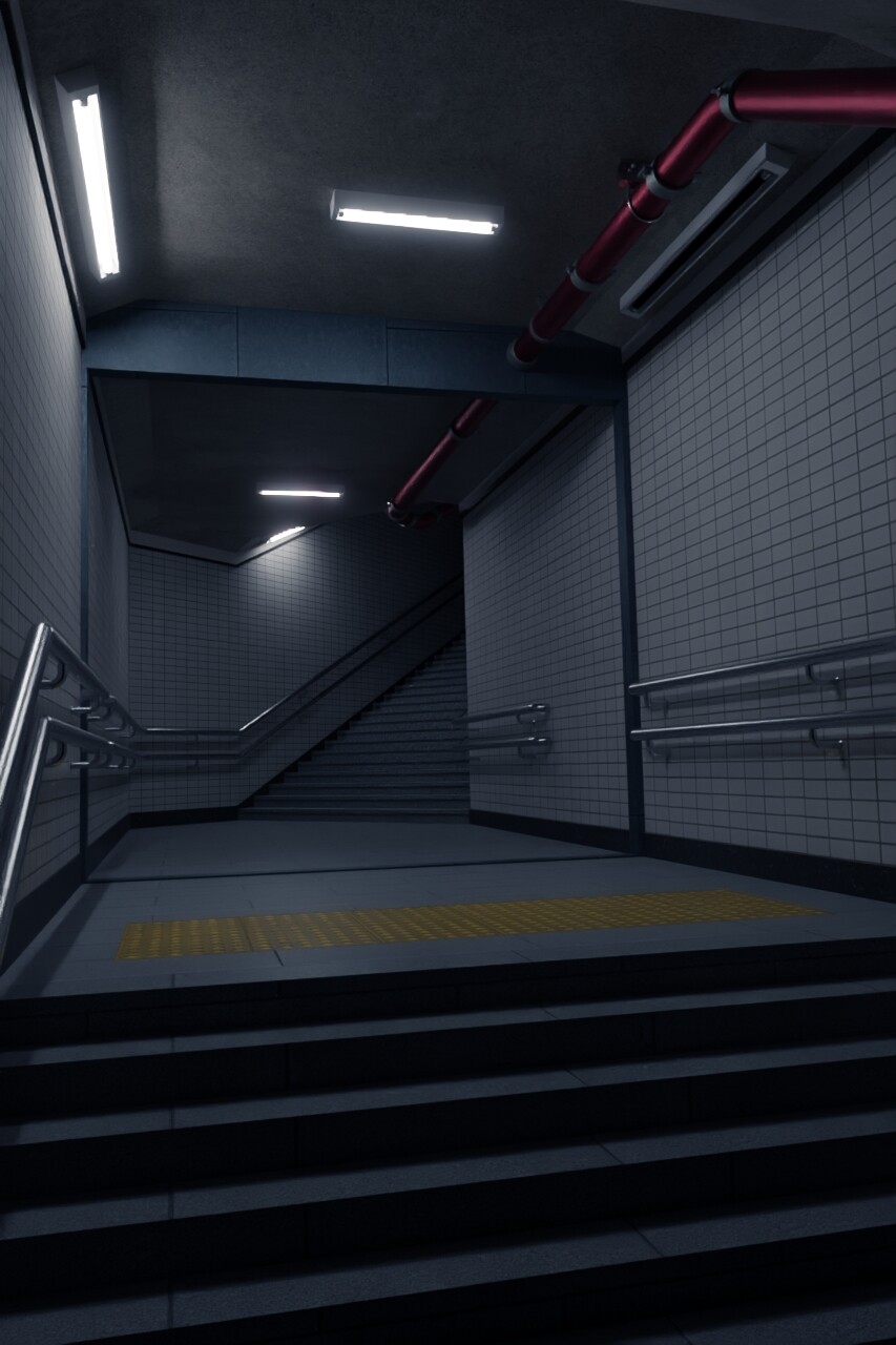 ArtStation - Subway In Blender