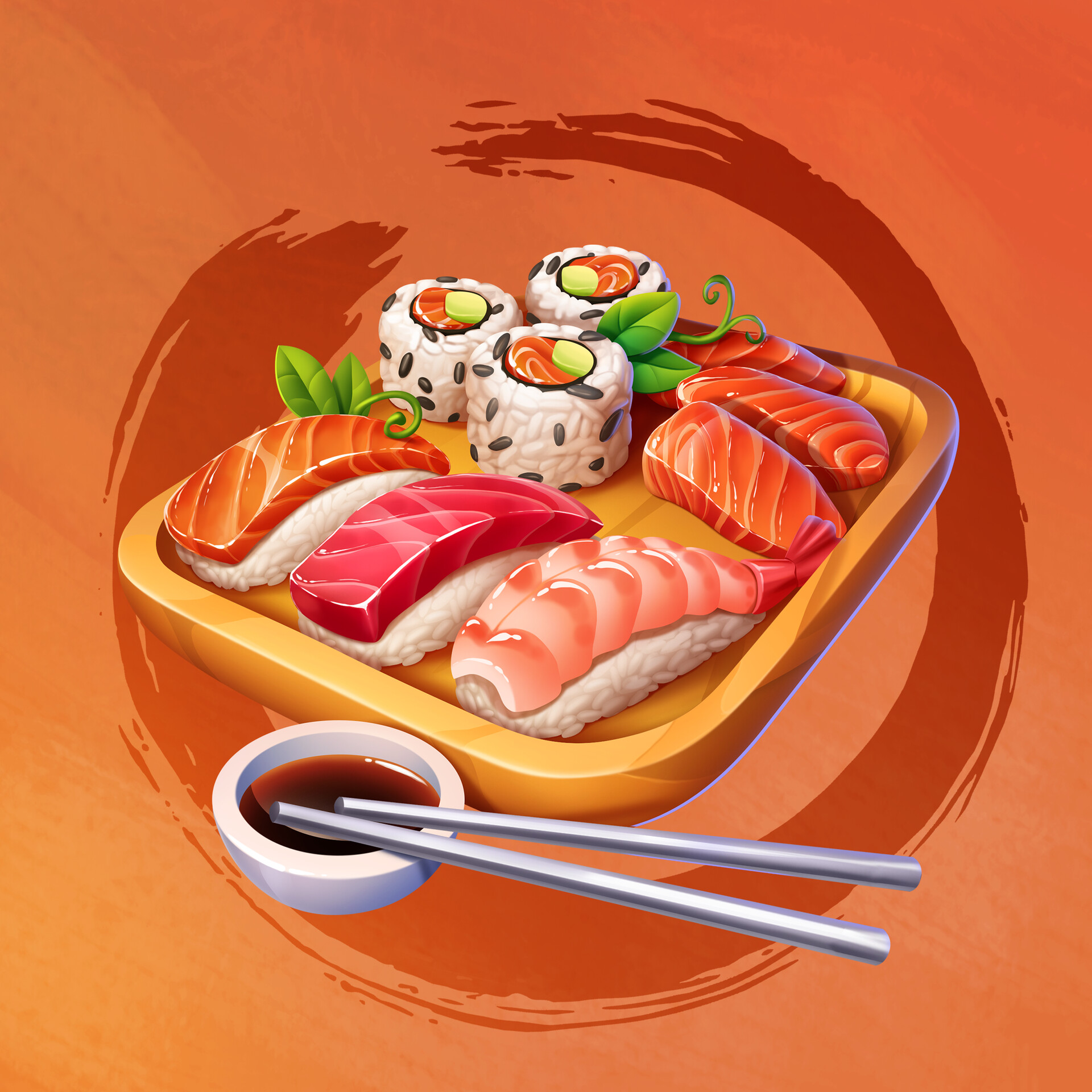 ArtStation - Asian food - icons pack 1