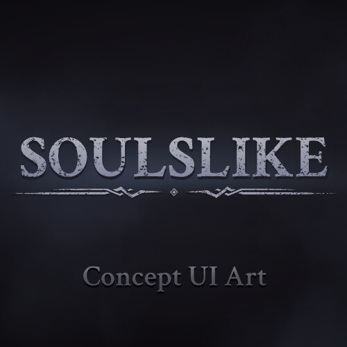 ArtStation - Soulslike Game - Concept UI Art