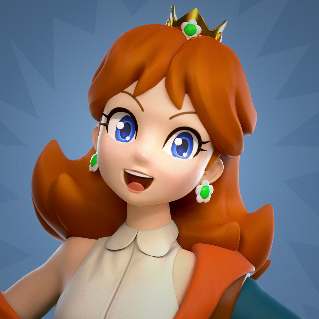 ArtStation - Princess Daisy (3D Figurine)