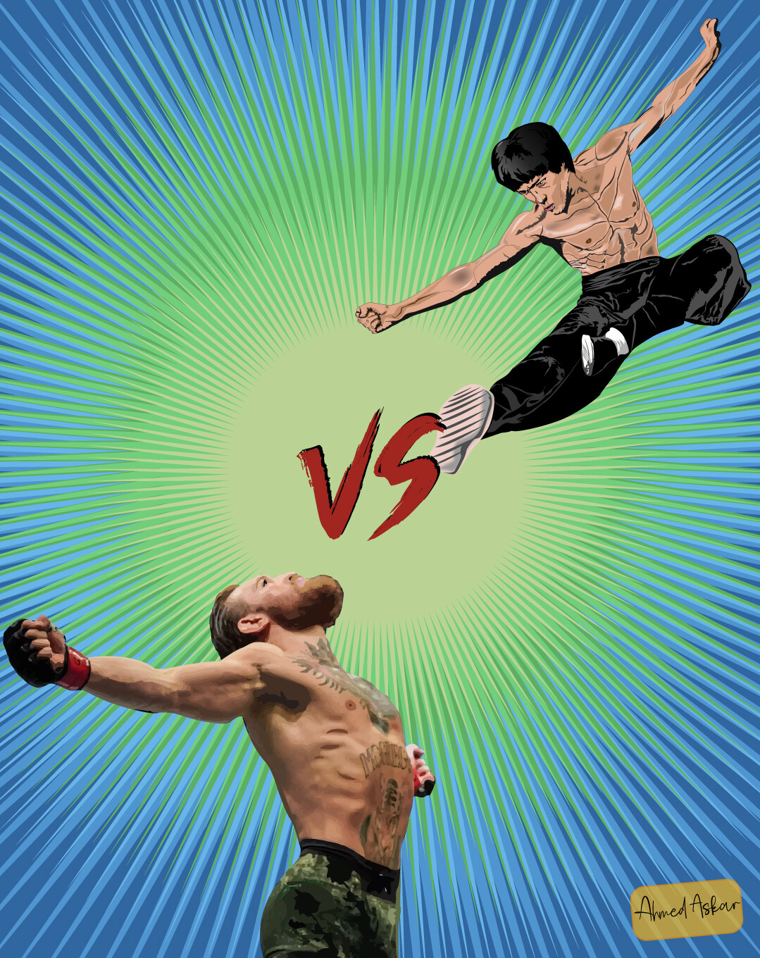 ArtStation - Fight poster (1)