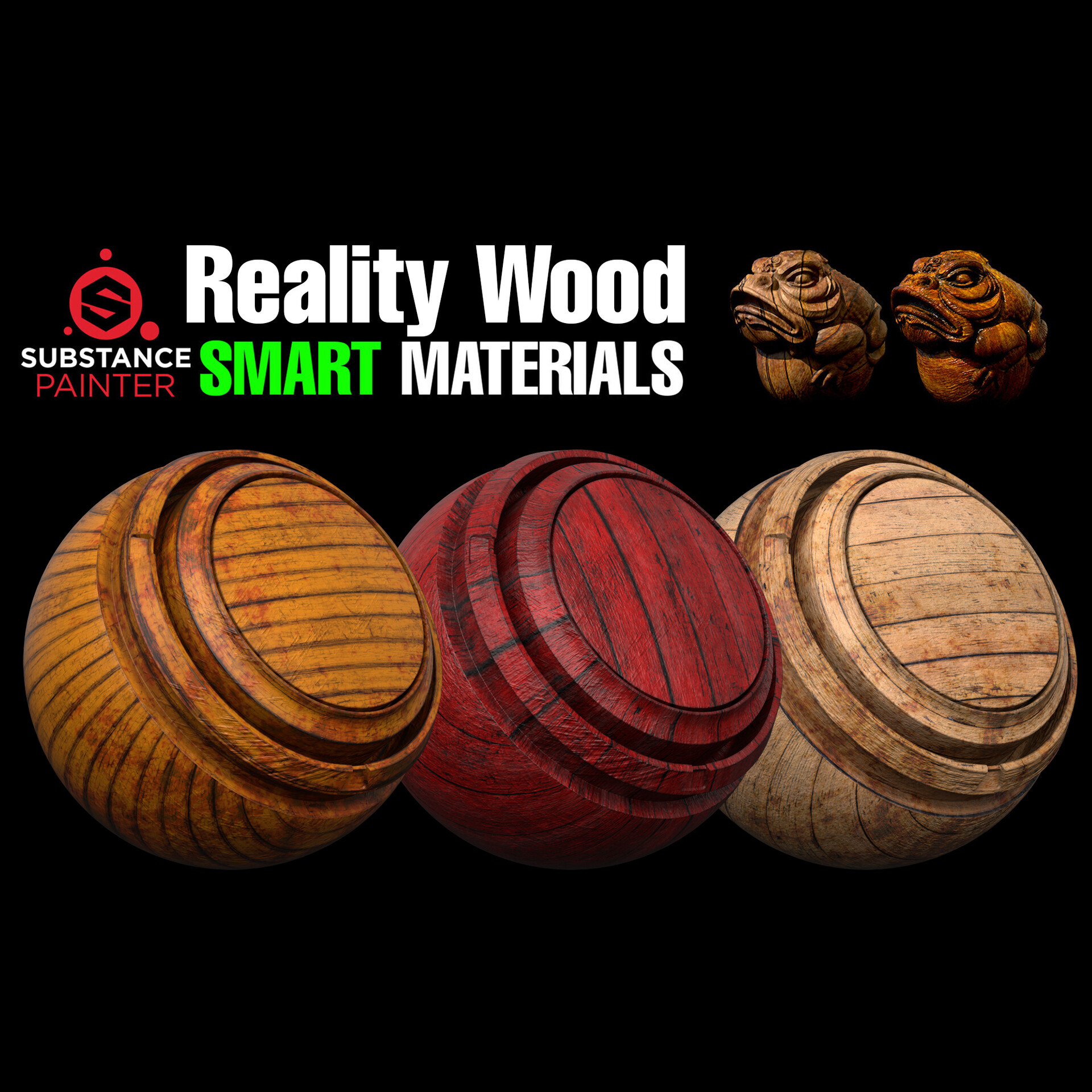 ArtStation - Reality Wood Smart Materials Bundle