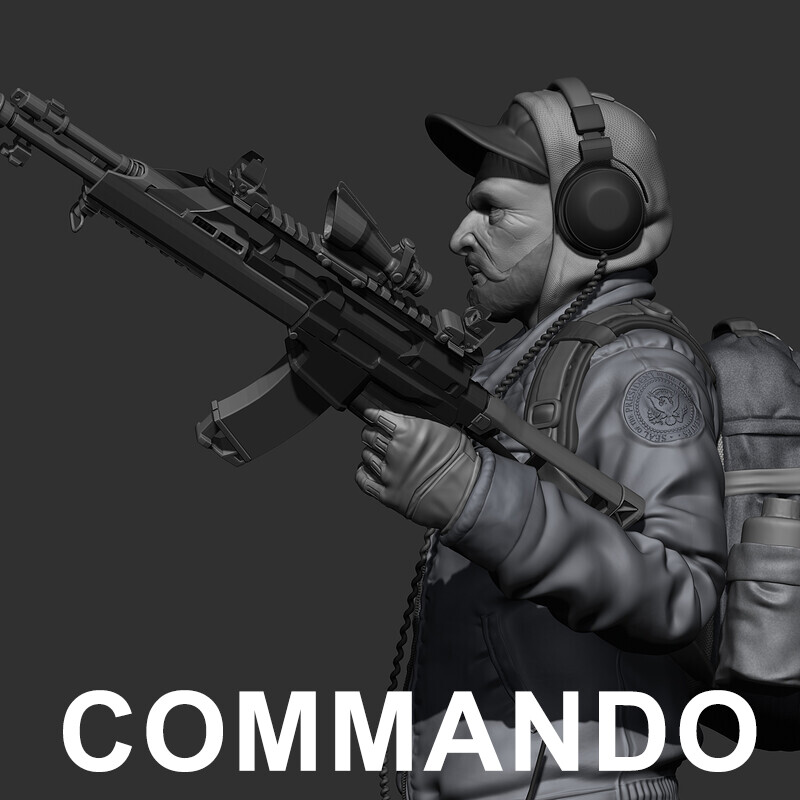 ArtStation - commando(URI)