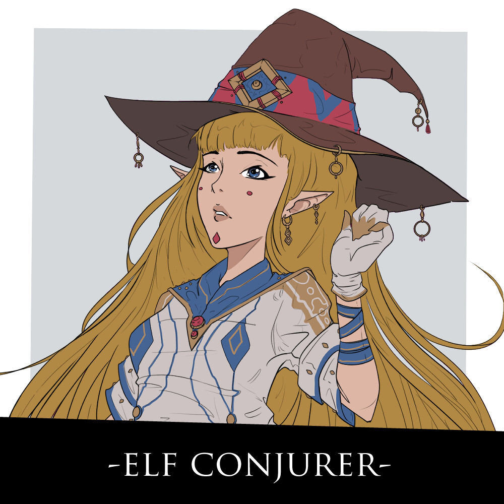 ArtStation - Elf Conjurer