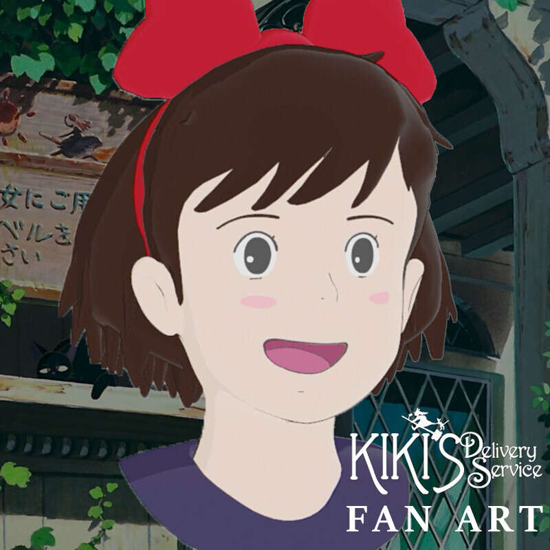 ArtStation - Kiki's Delivery Service - 3D Face Rig