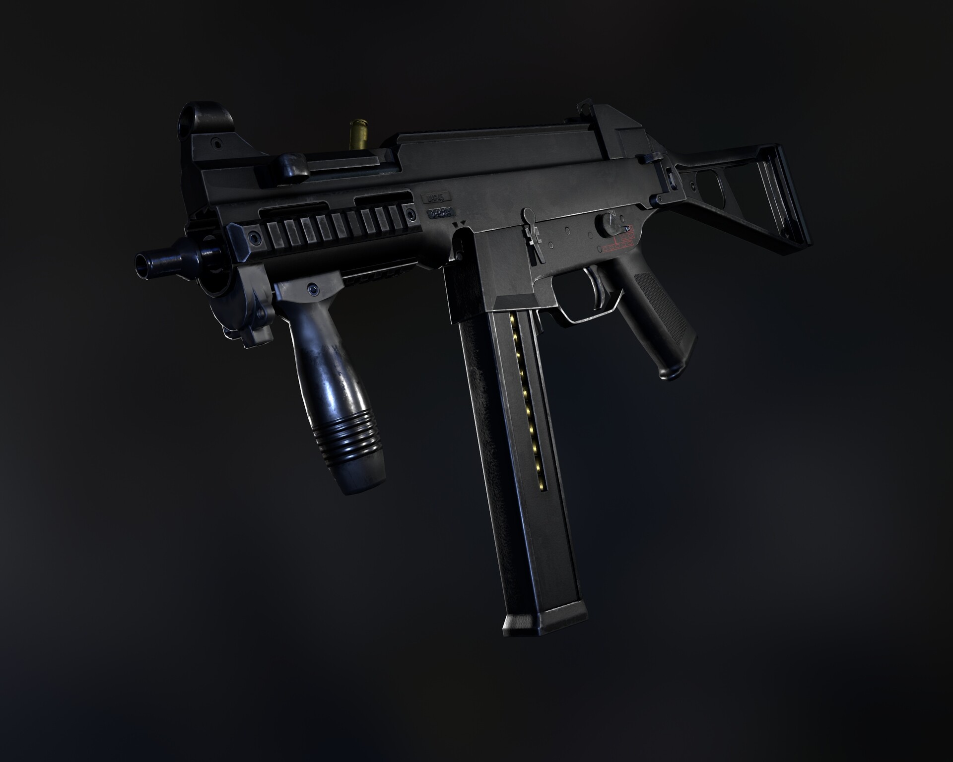 ArtStation - Lowpoly Heckler & Koch UMP45