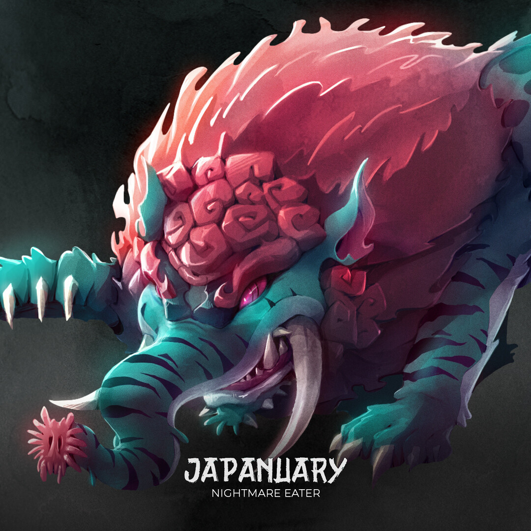 ArtStation - Baku - Nightmare eater