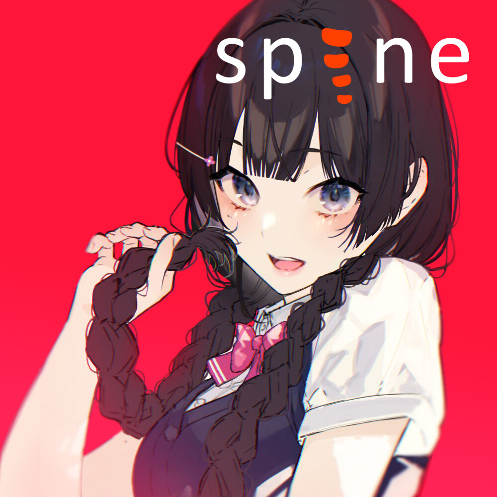 ArtStation - Spine 2d animation - Girl