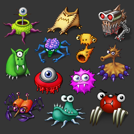 ArtStation - Backyard Monsters, Monsters!