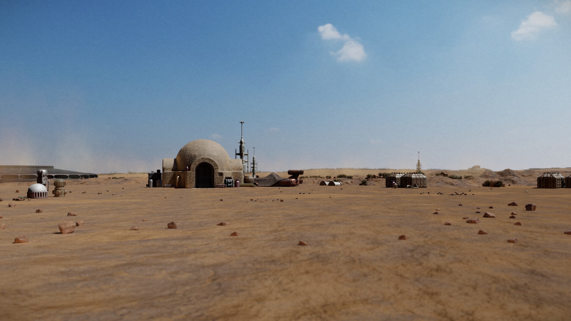 ArtStation - Lars' Homestead - Star Wars Fan Art