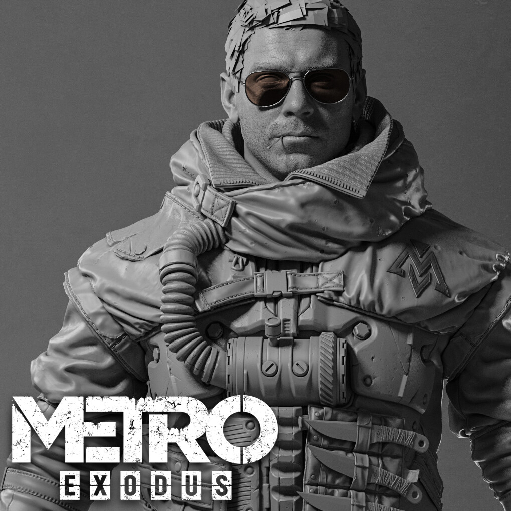 ArtStation - Metro Exodus-Duke / hipoly model