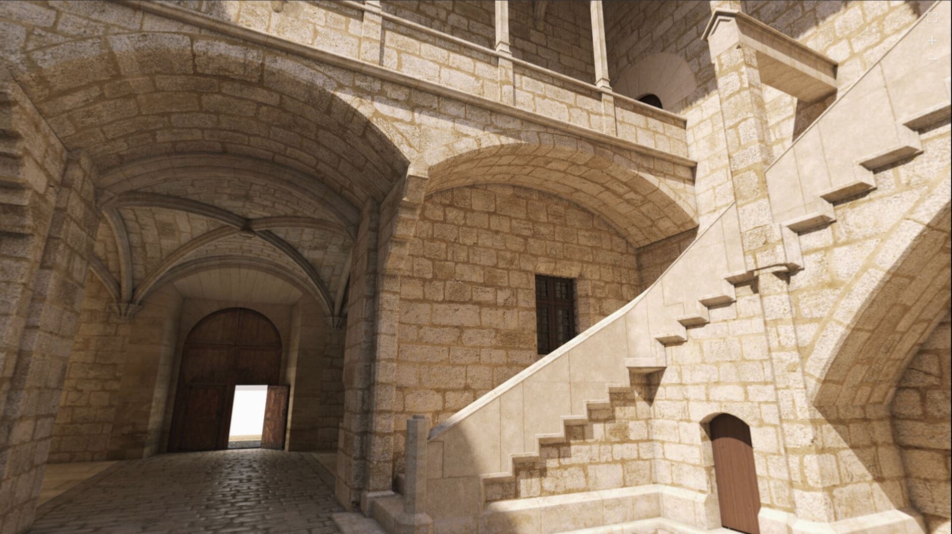 ArtStation - Sta. Maria's gothic hospital 360º