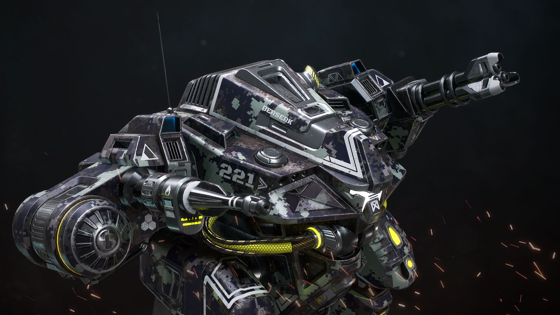 ArtStation - Berserk - Battle Mech